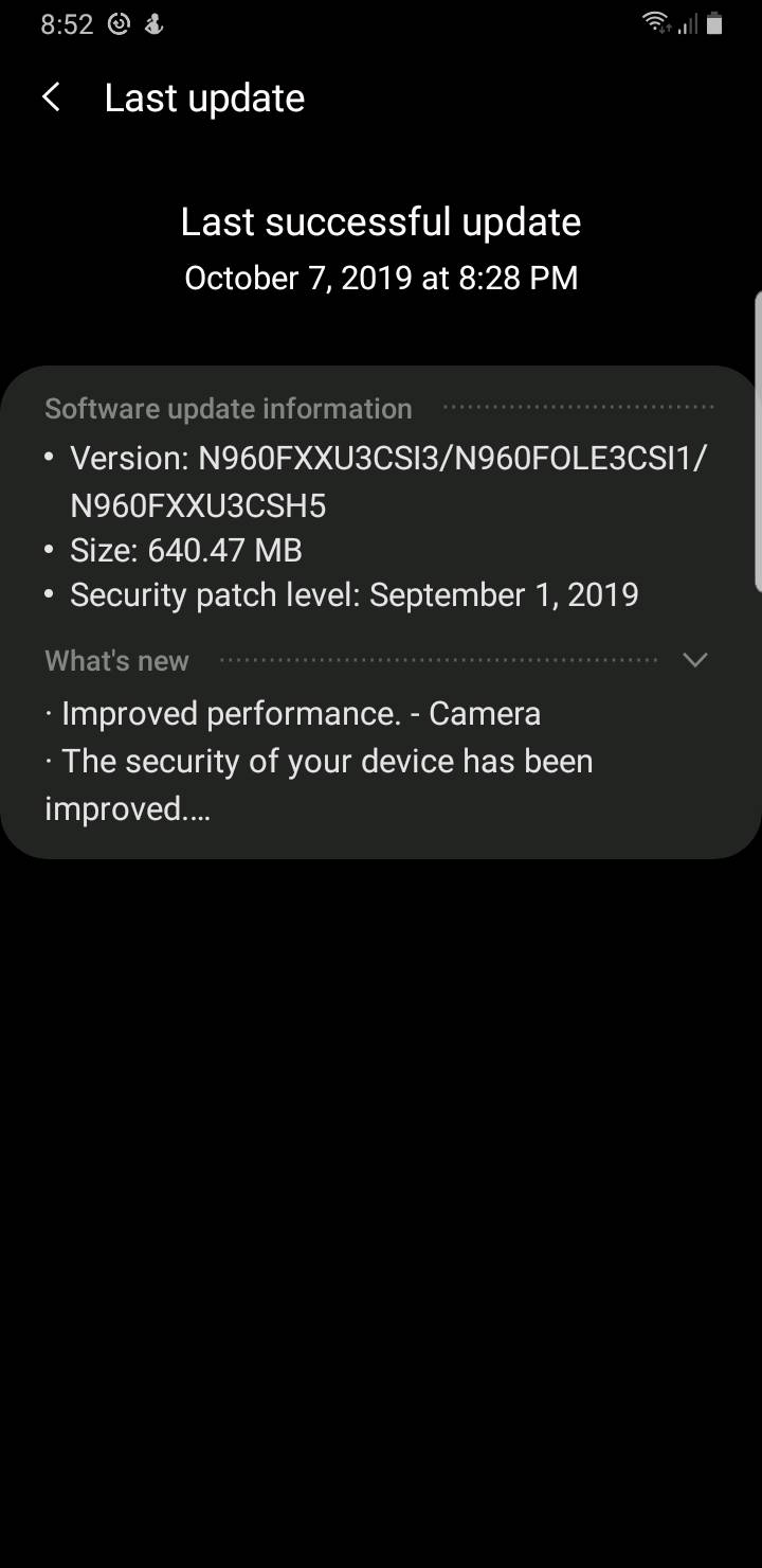 Secure Startup Eror - Samsung Members