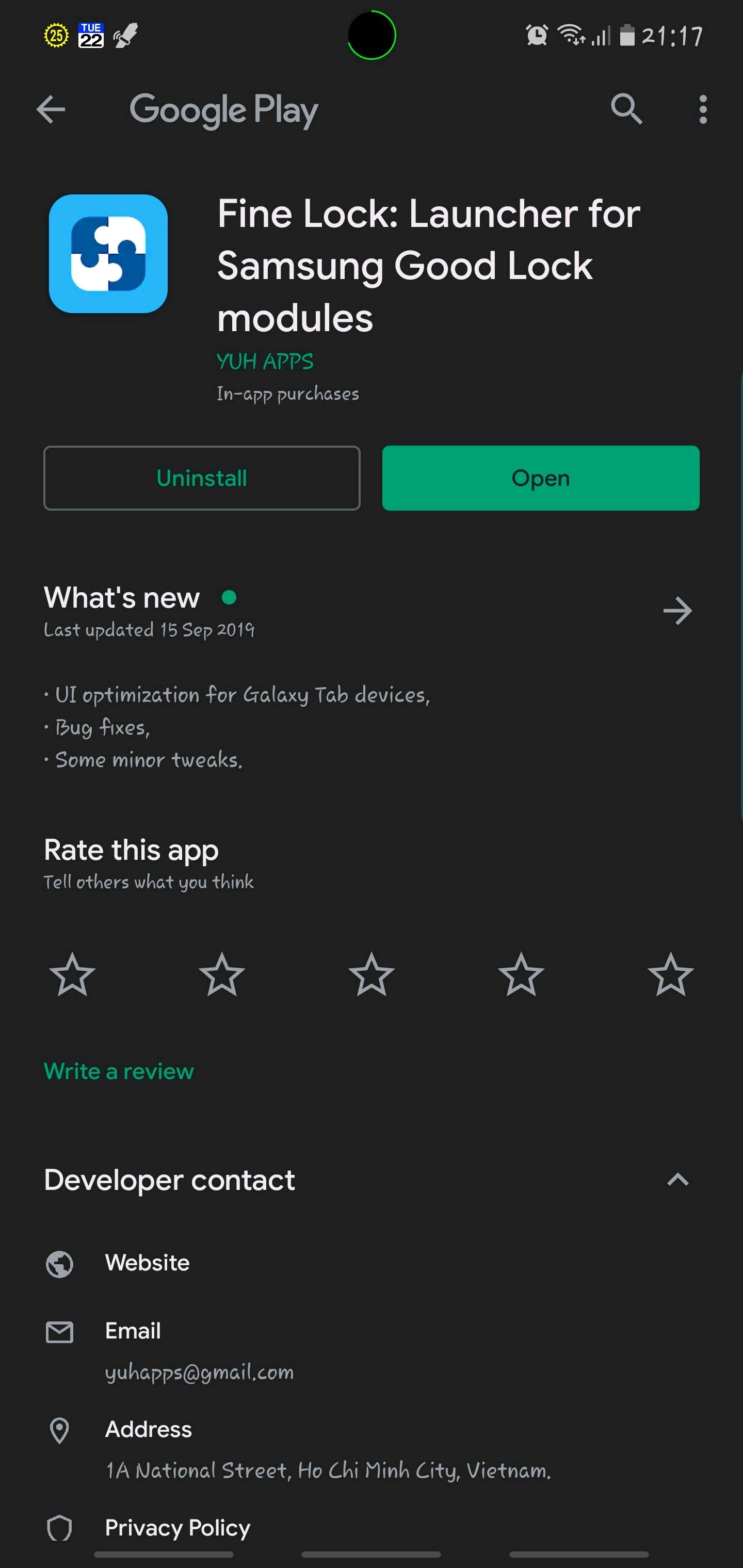 Fine Lock as alternative to Good Lock - Samsung Members