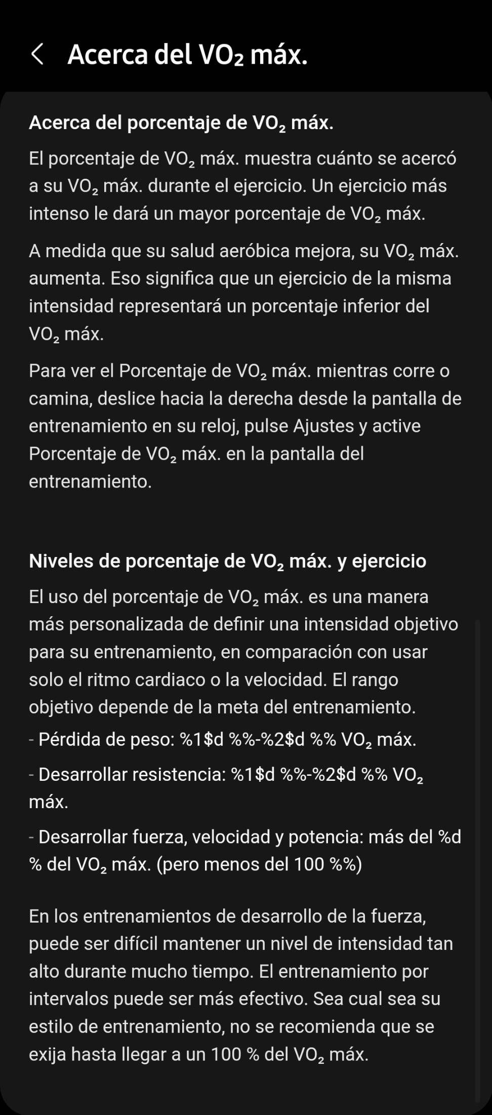Heart Rate Recovery and Vo2 Max - Samsung Members