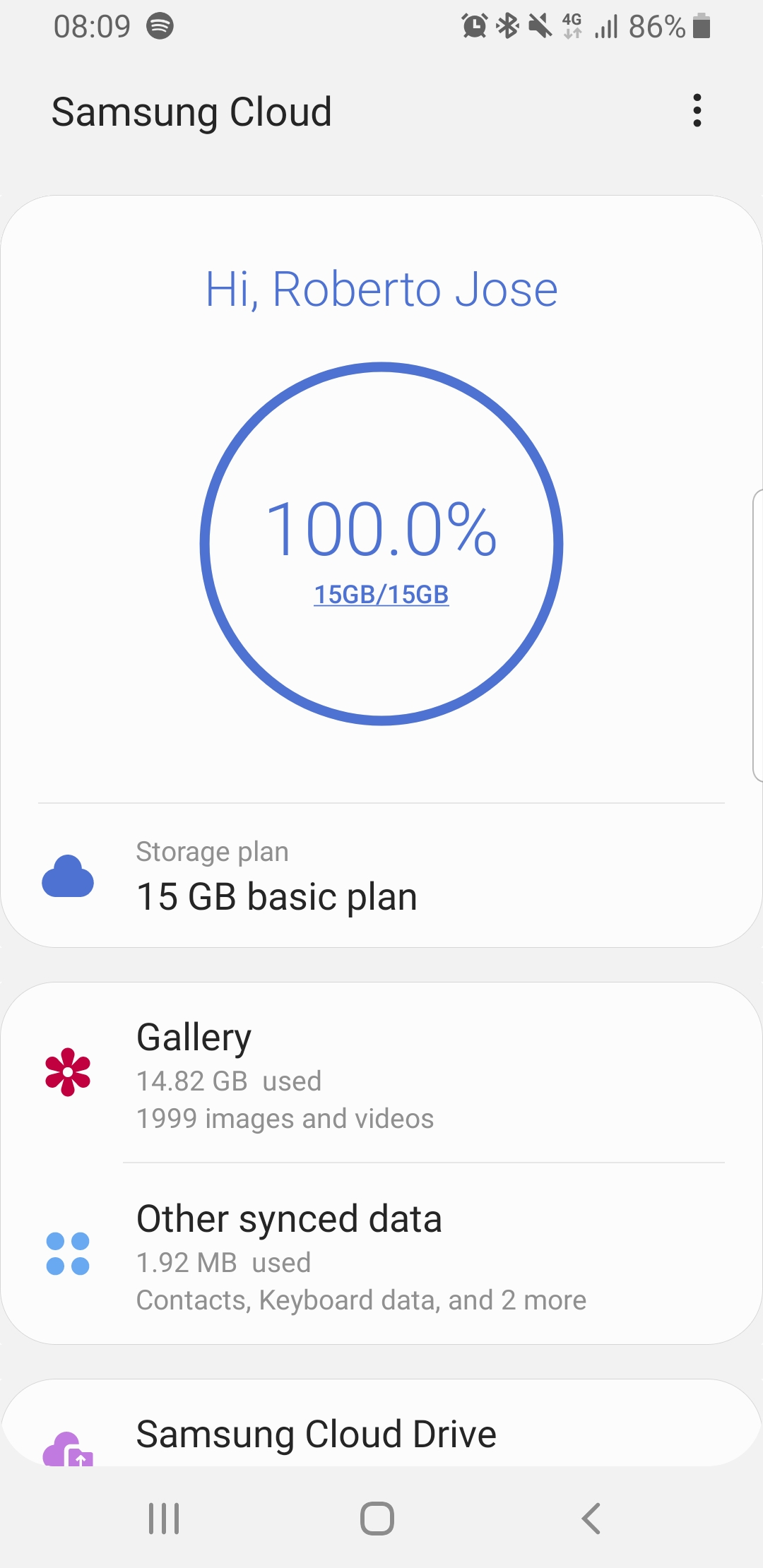 Problemas com samsung Cloud - Samsung Members