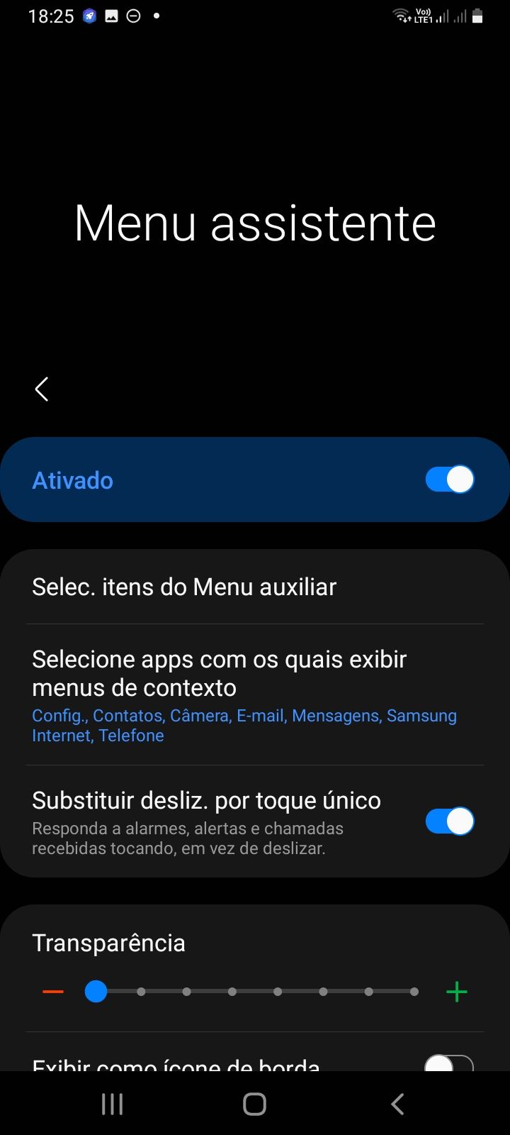 Menu assistente - Samsung Members