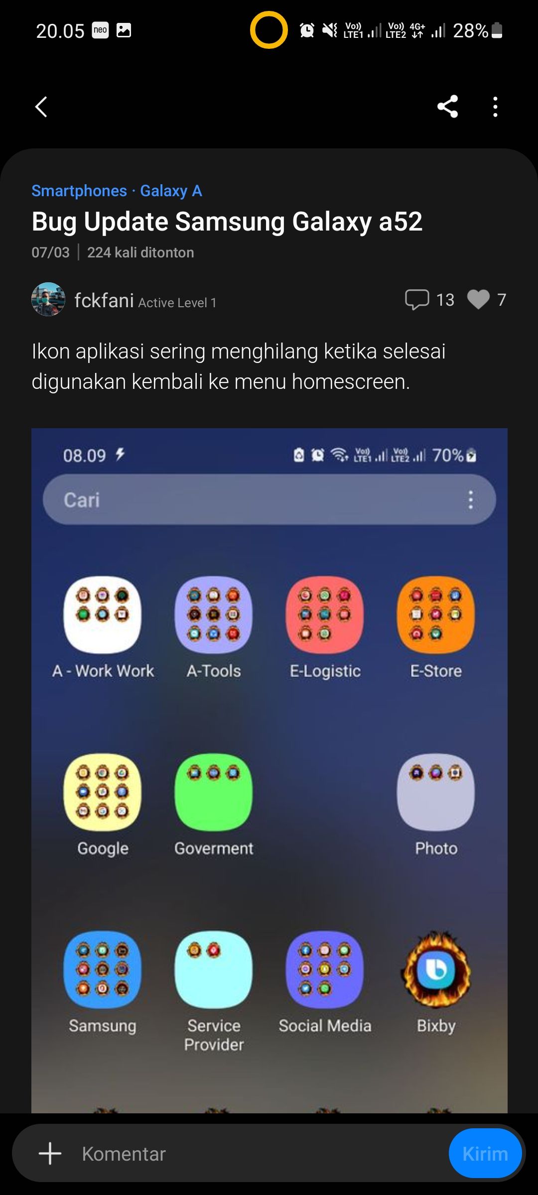 Bugs bugs bugs! - Samsung Members