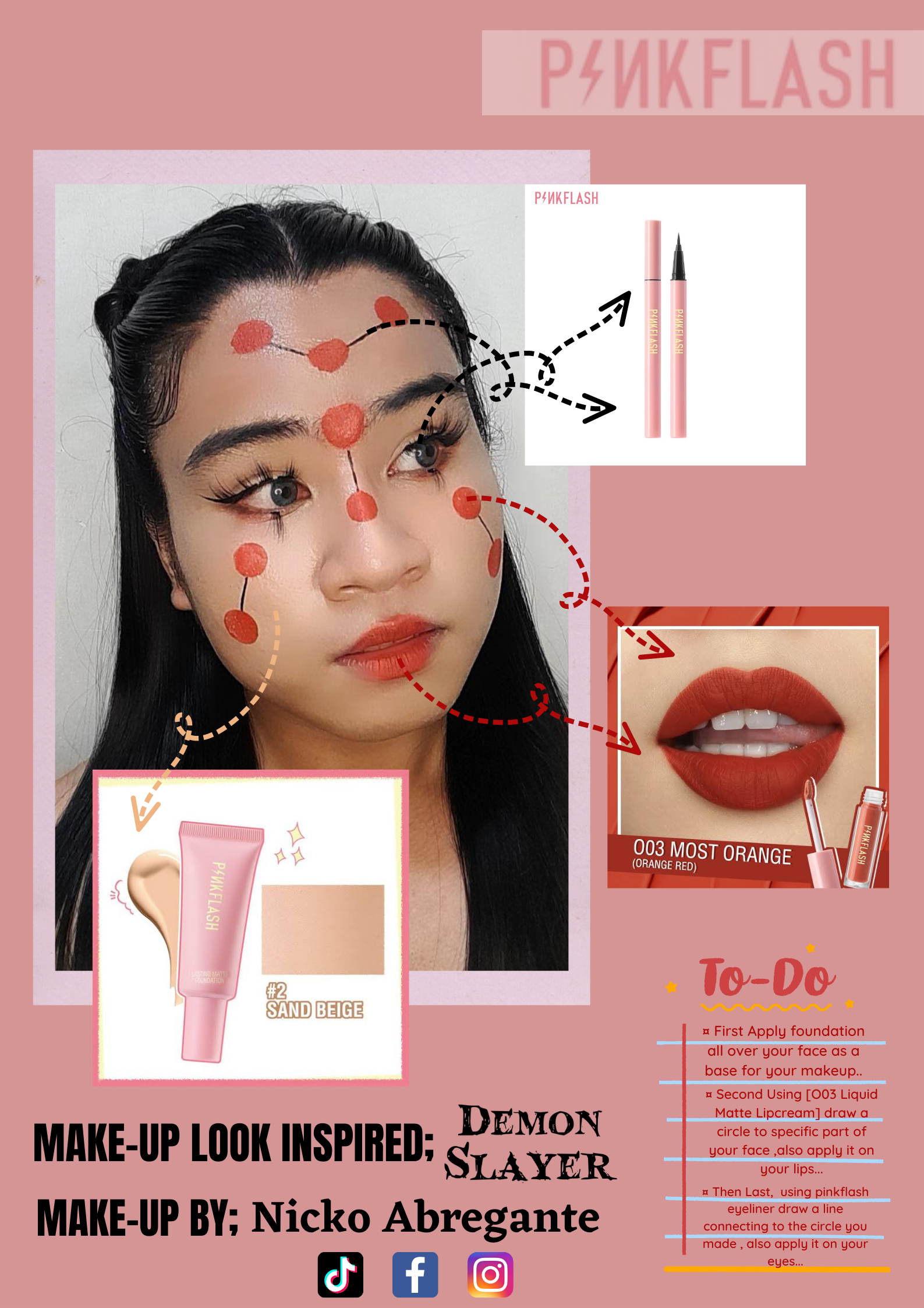 -[Demon Slayer Rui Inspired Makeup Look]- - Samsung Members