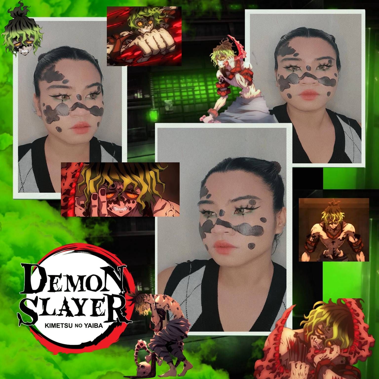 Demon Slayer Gyutaro Inspired Makeup Look - Samsung Members