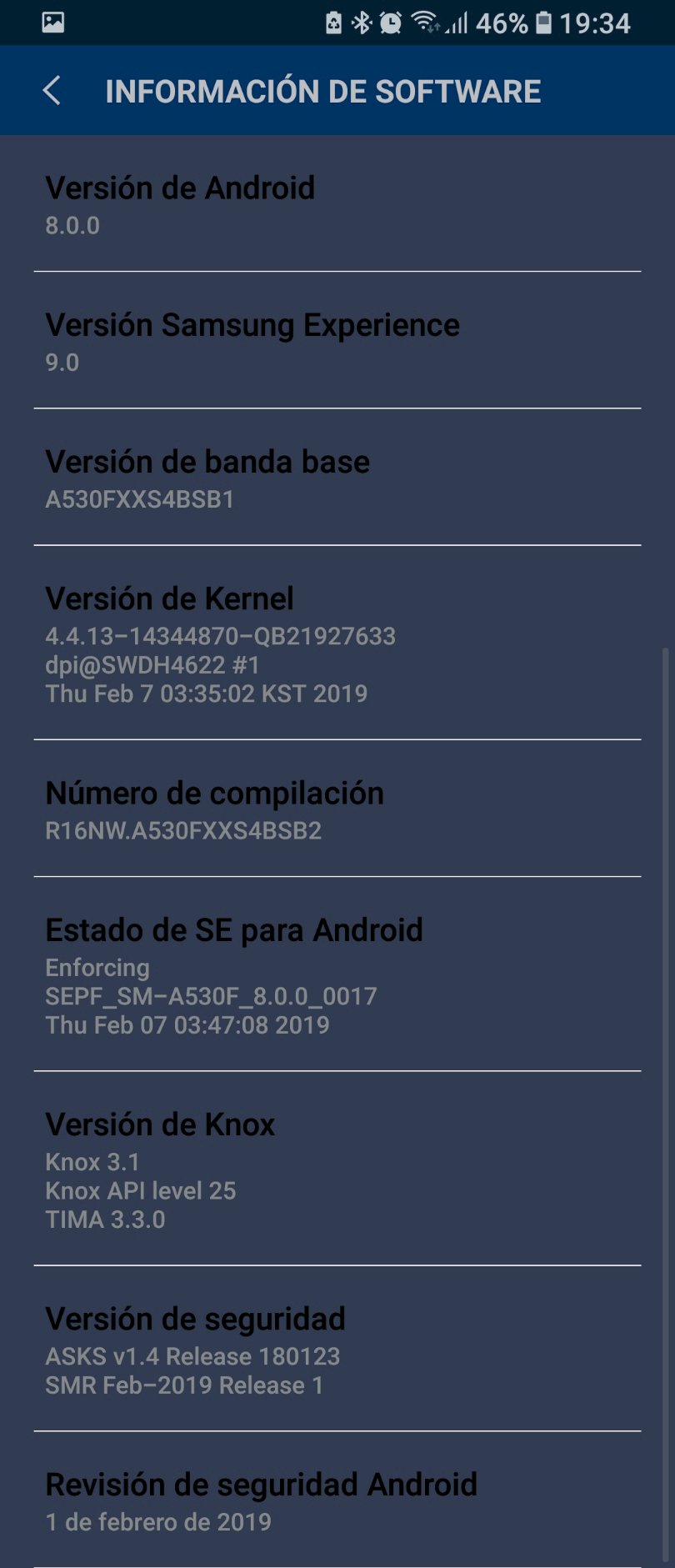 INFORMACION ANDROID PIE PARA COMPAÑIAS TELEFONICAS - Samsung Members