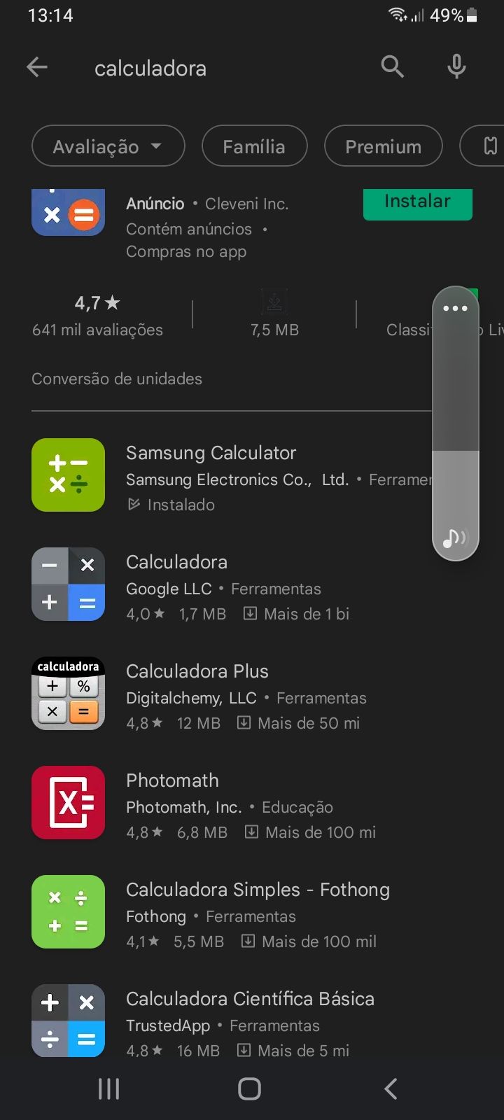 Solucionado: Calculadora - Samsung Members