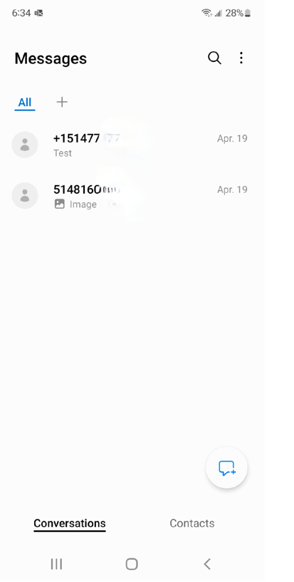 Names Missing in Messages - Page 2 - Samsung Members