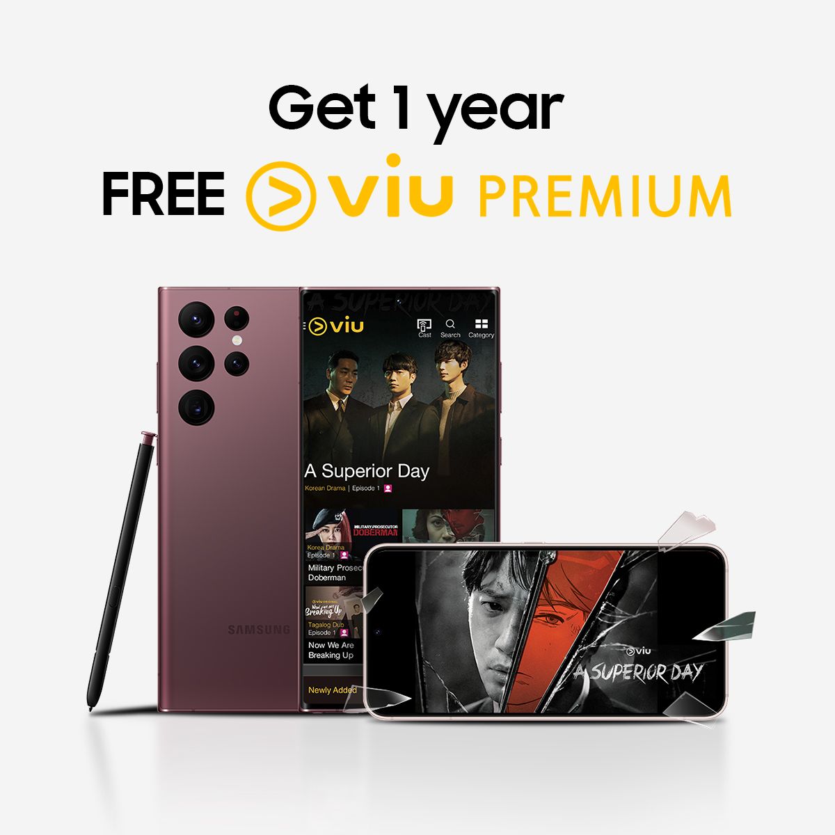 We Love Viu | Free 1-Year Premium Subscription - Samsung Members
