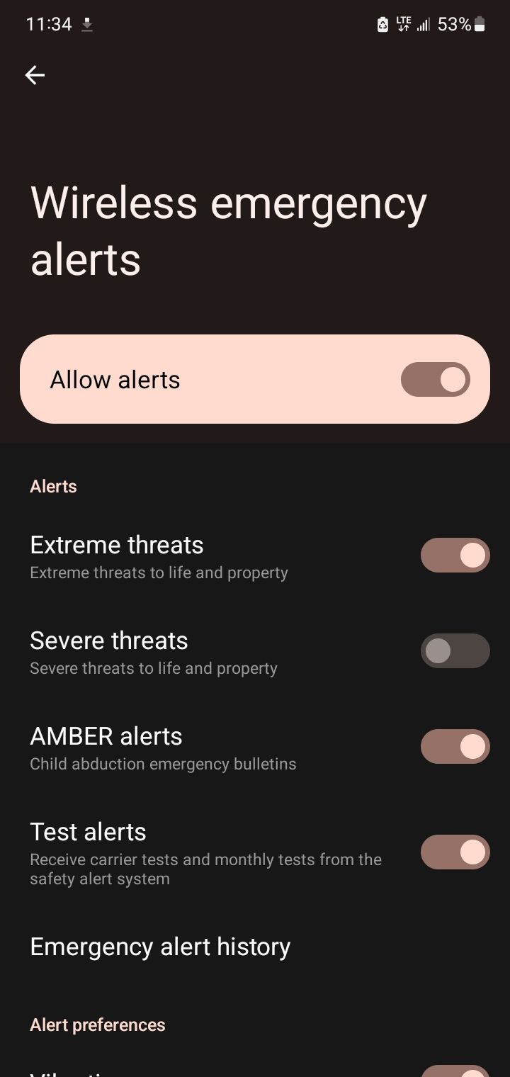 WIRELESS EMERGENCY ALERTS - Samsung Members