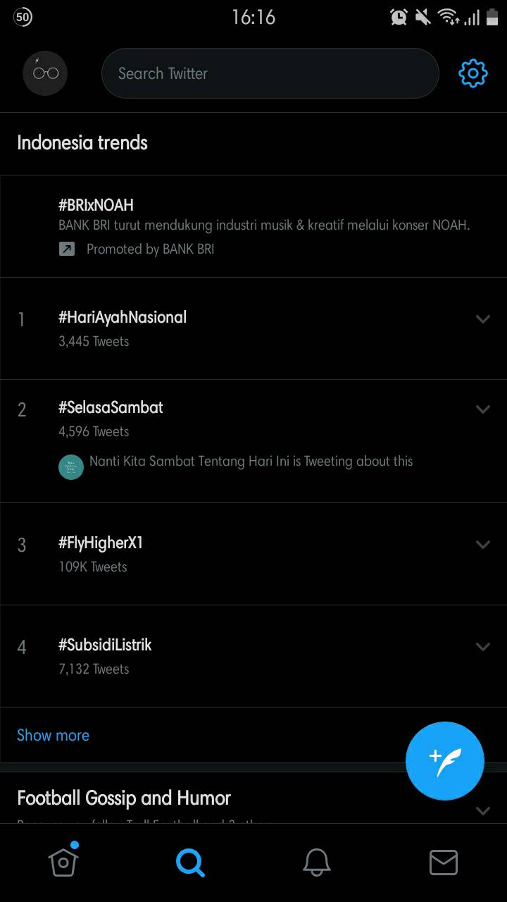 Twitter dark mode - Samsung Members