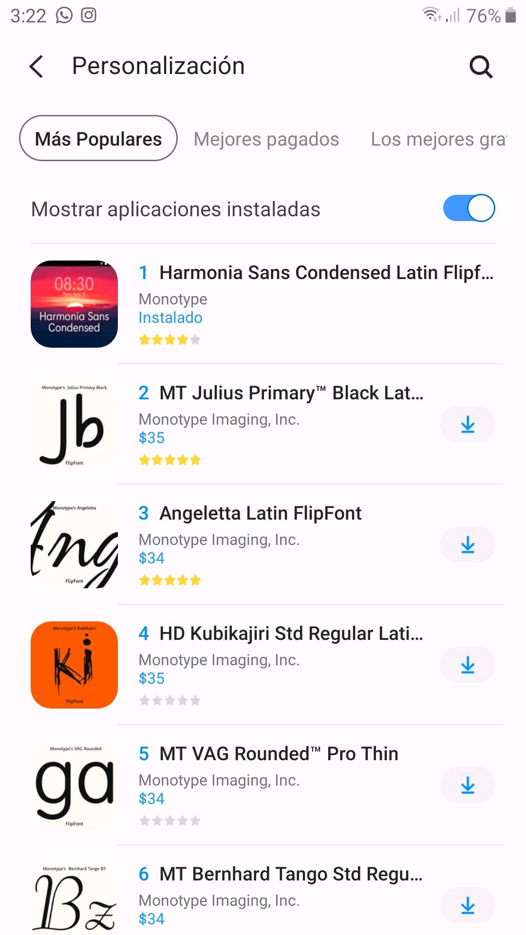 Solucionado: Fonts - Samsung Members
