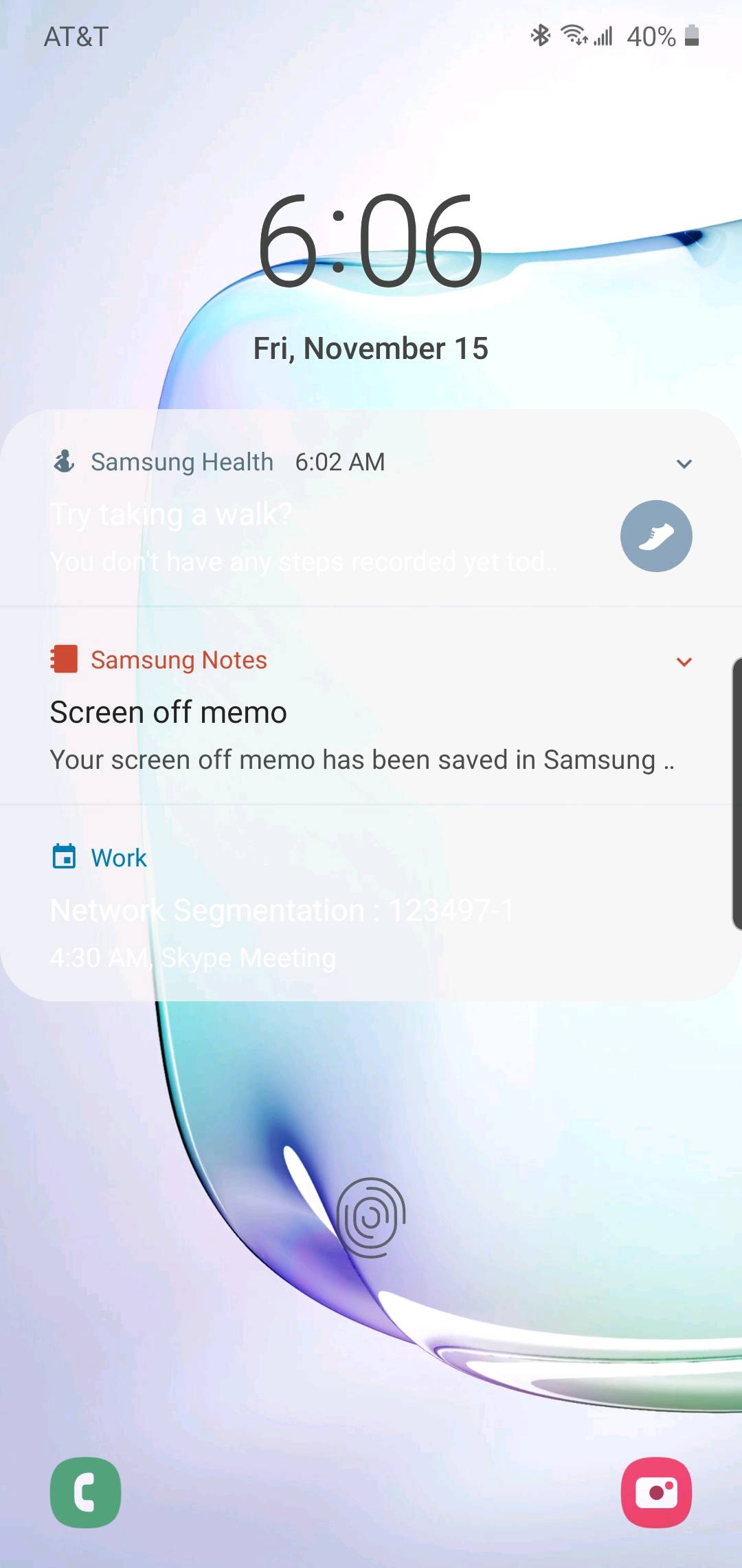 Lock screen font color issue - Samsung Members