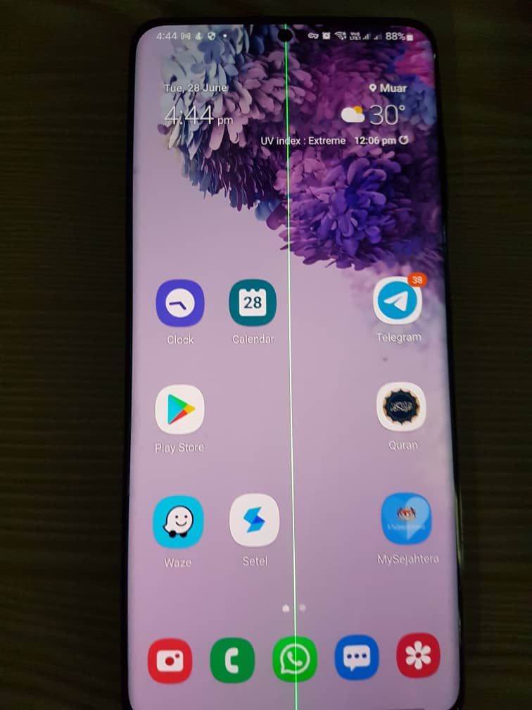 Samsung S20+ Display got Vertical Green Line - Samsung Members Samsung S20+ Display got Vertical Green Line - Samsung Members