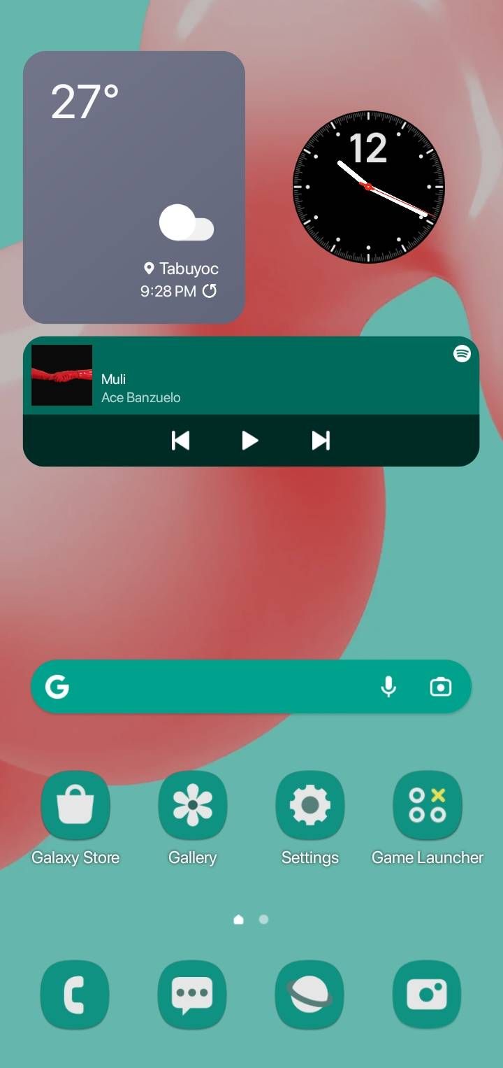 New Analogue clock widget - Samsung Members