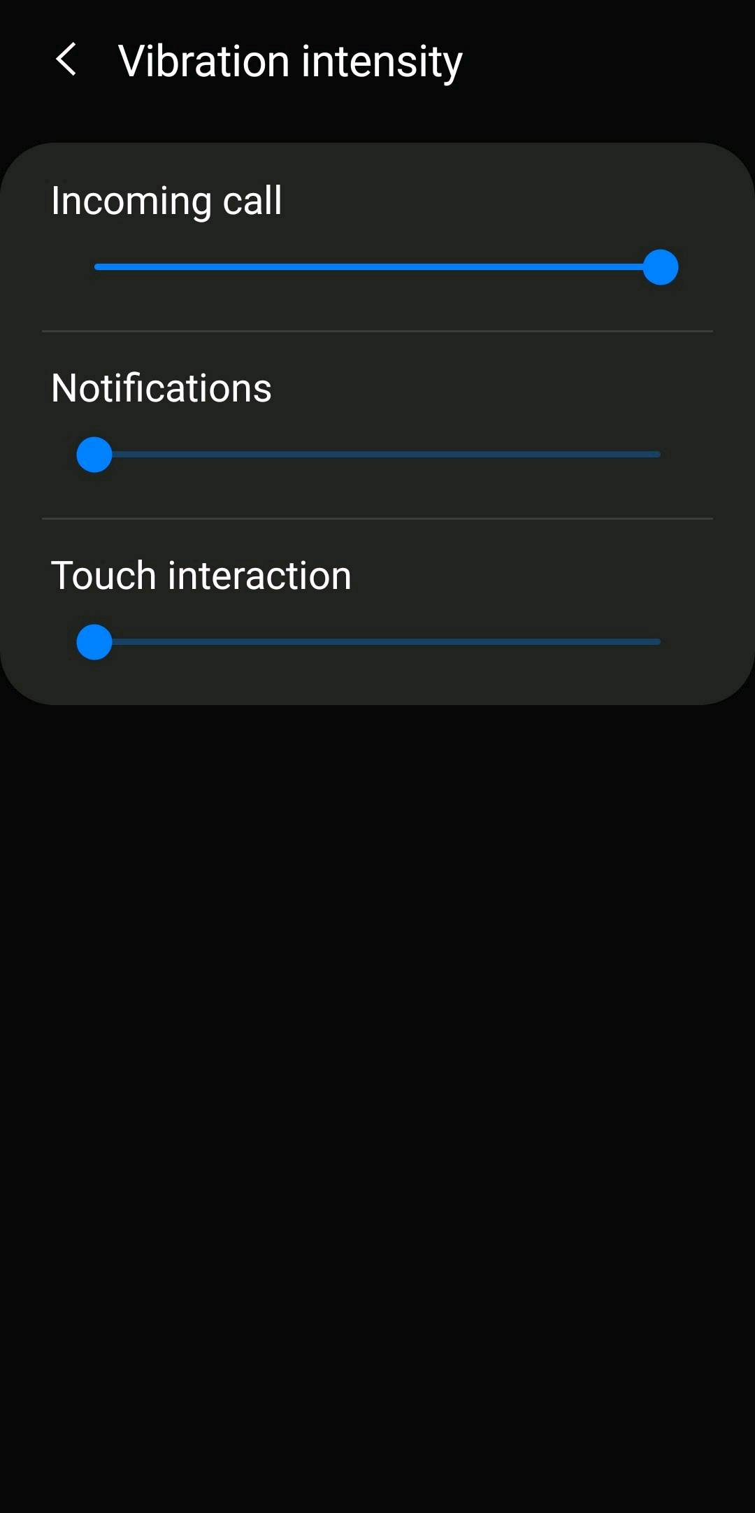 Haptic Vibration - Samsung Members