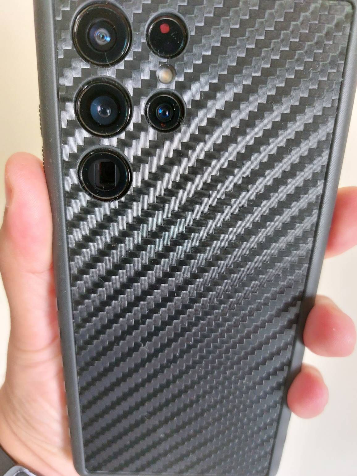 S22 Ultra - dbrand Grip Case y Carbon skin - Samsung Members