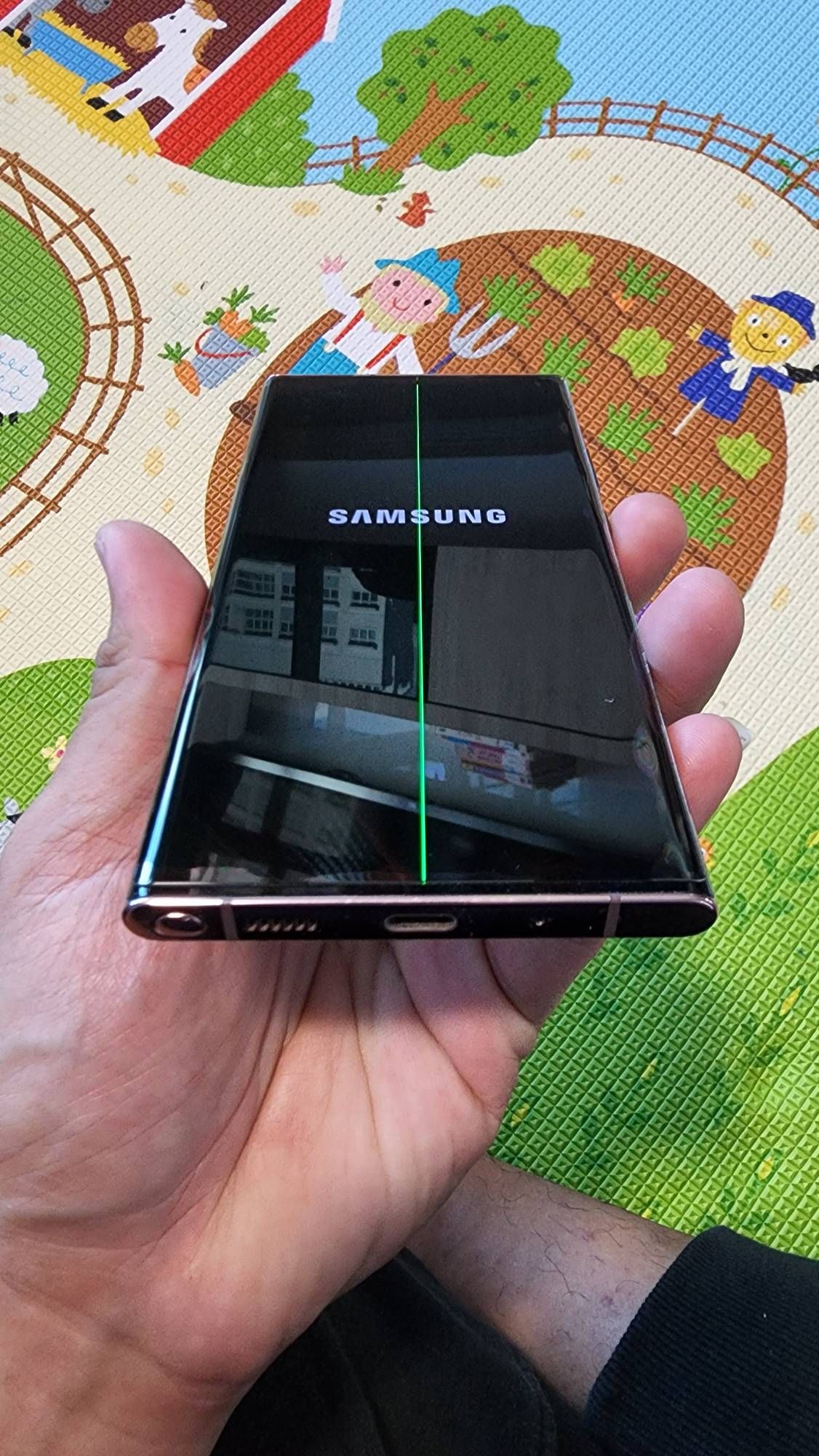 Note 20 ultra Vertical Green Line - Samsung Members