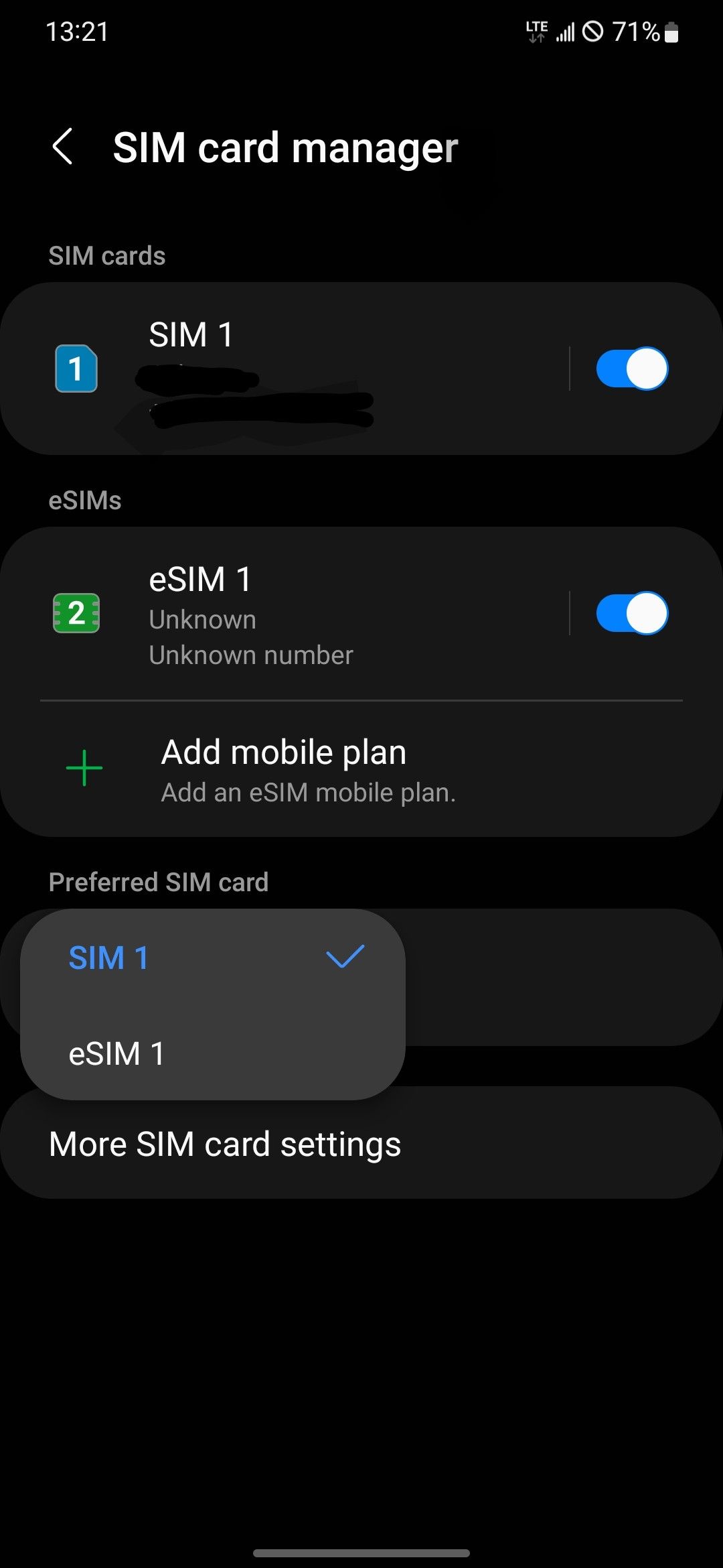 Sim card manager - Samsung Members