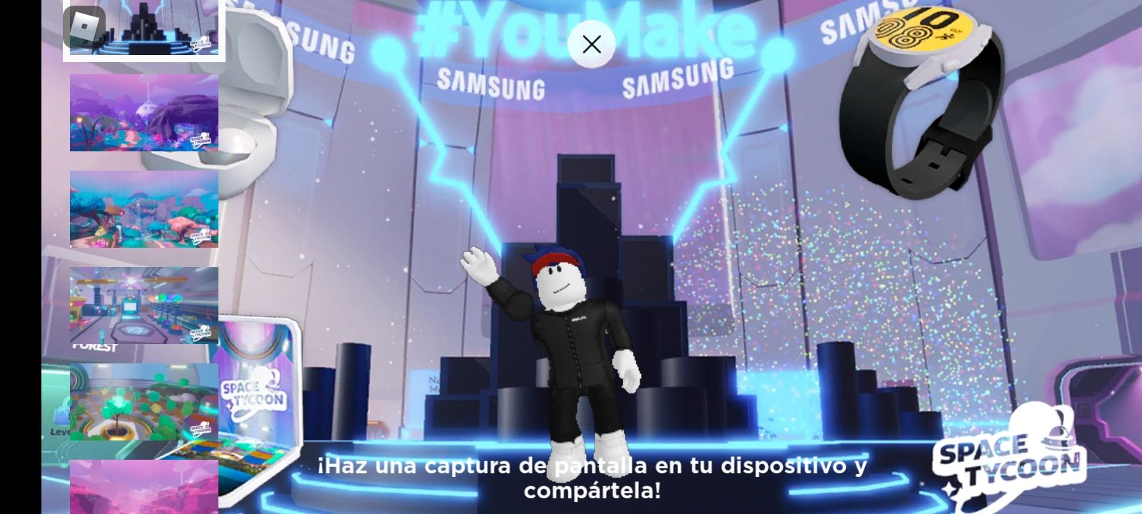 En el Juego De Samsung Space Tycoon Roblox - Samsung Members