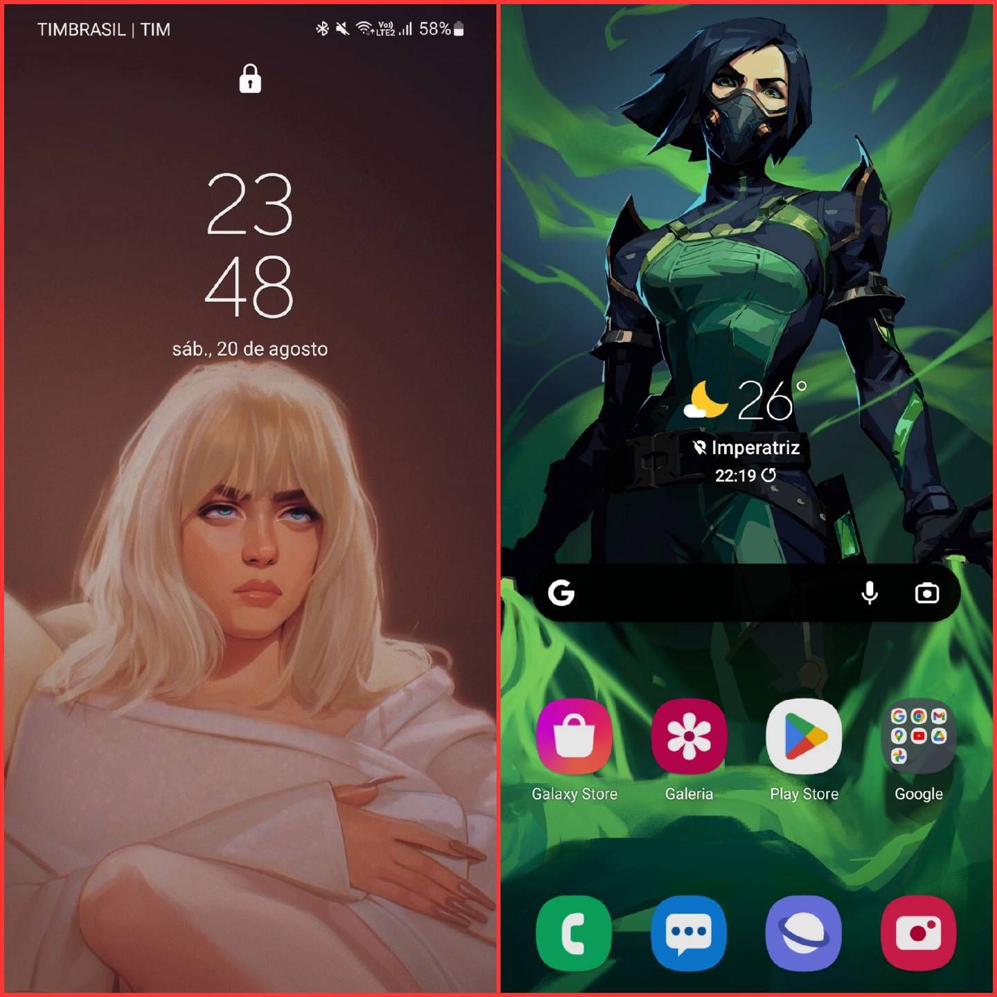 Como é sua tela de bloqueio e tela inicial? - Samsung Members