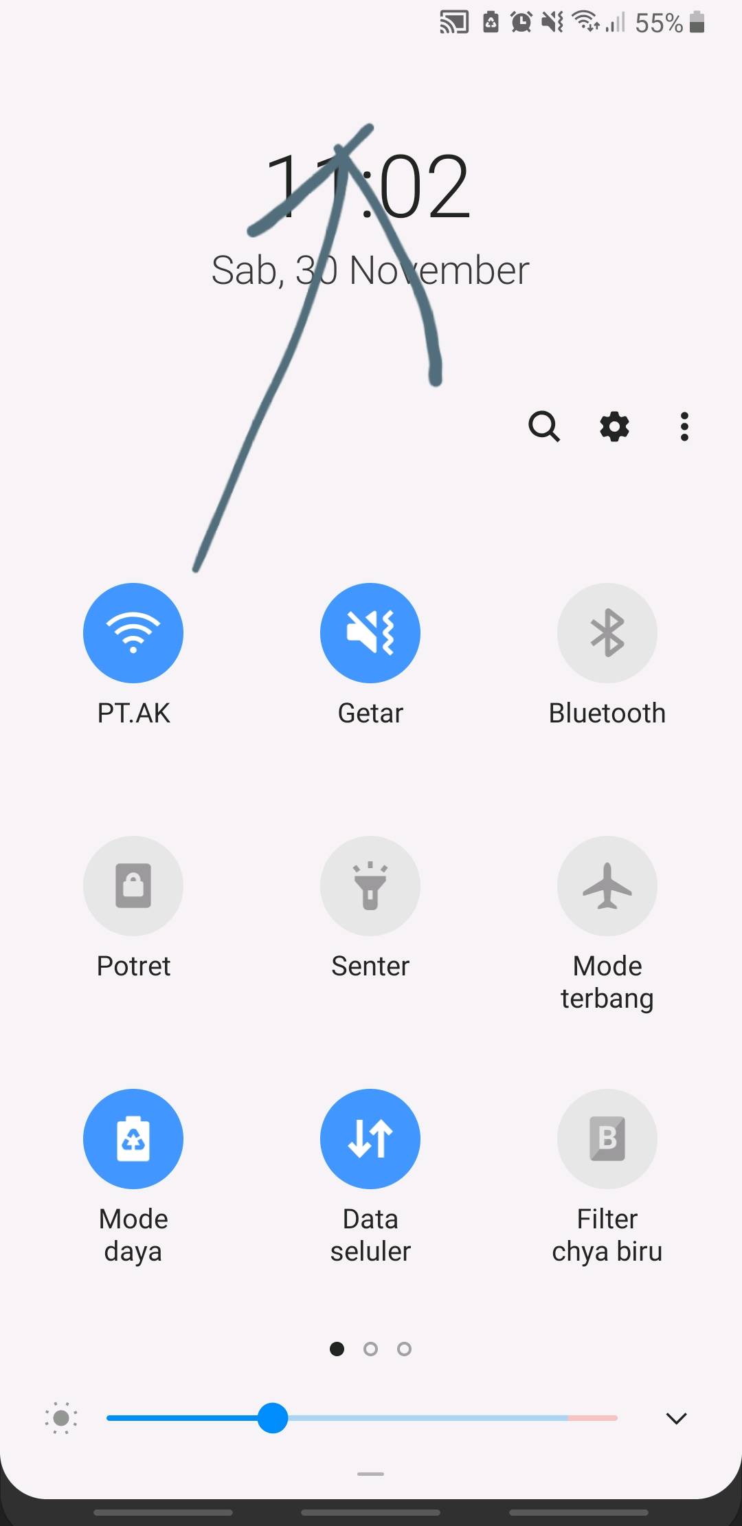 ada lambang screen mirroring - Samsung Members