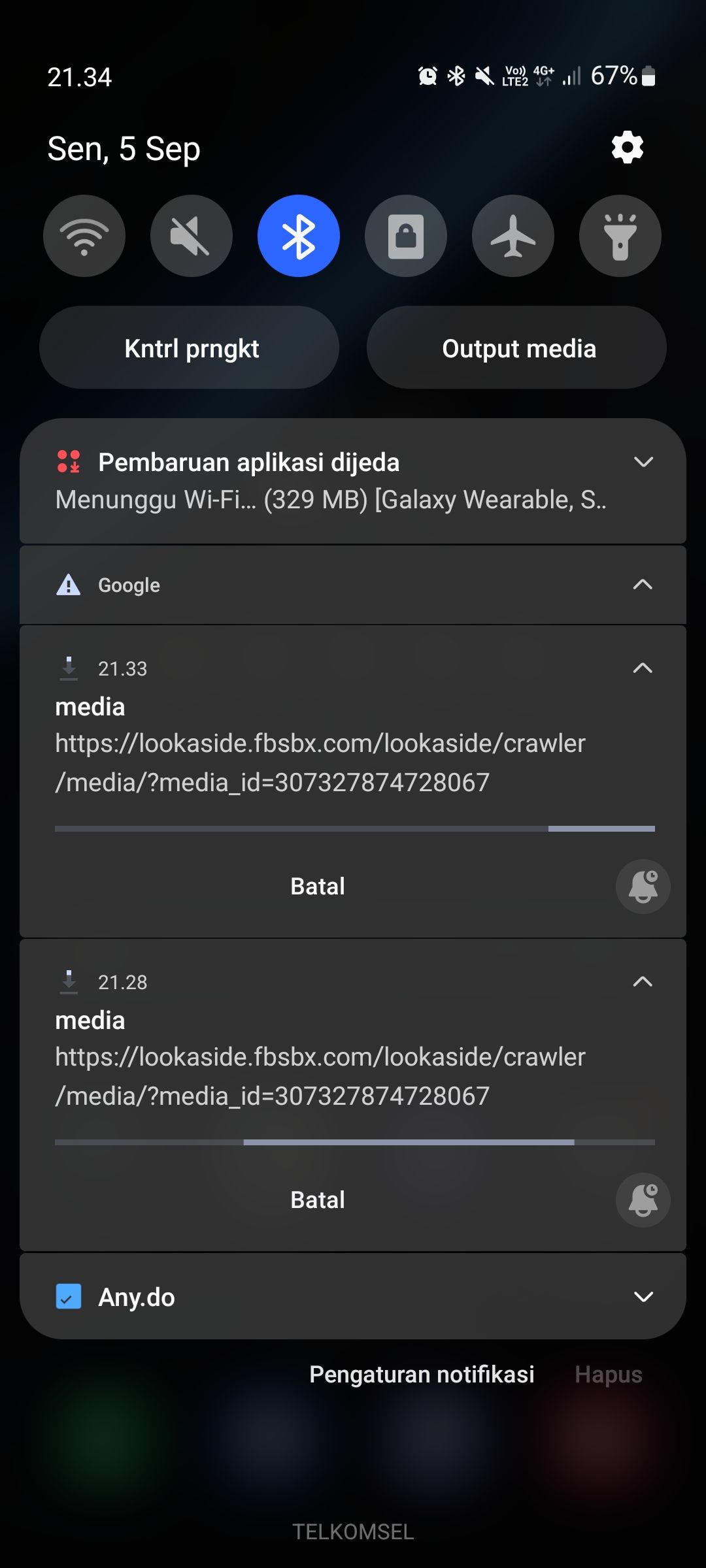 Notifikasi Google Samsung Members