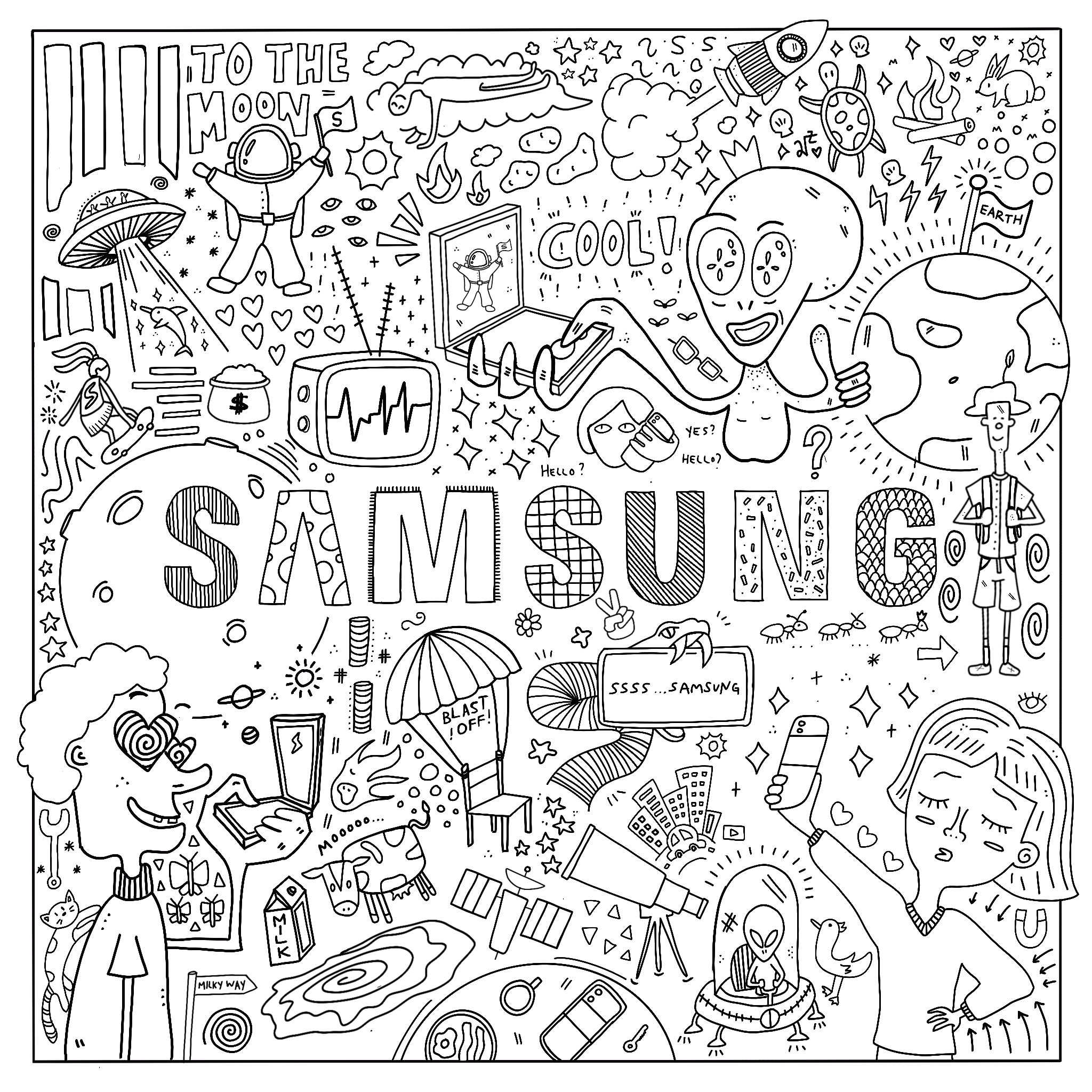 #DrawToFlex - The Galaxy in Your Hands - Samsung Members