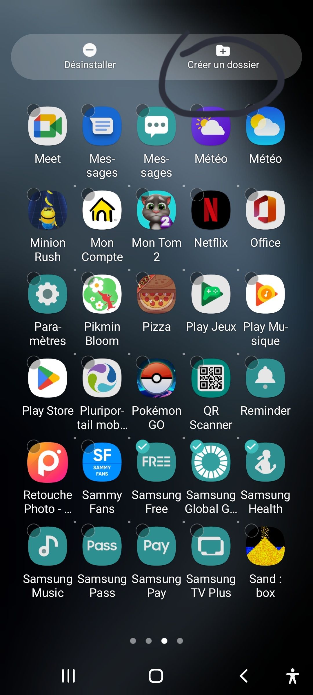 Solved: How do I add a new folder to the Apps page? - Samsung Members