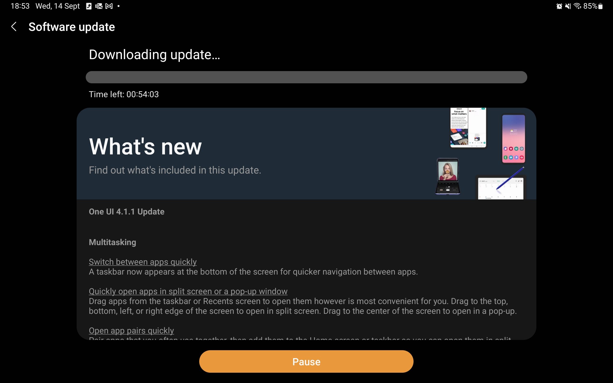 update tab s7 - Samsung Members