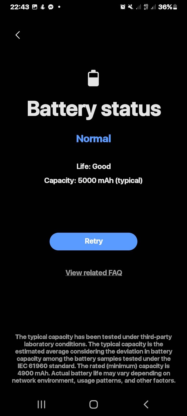 battery status - Samsung Members