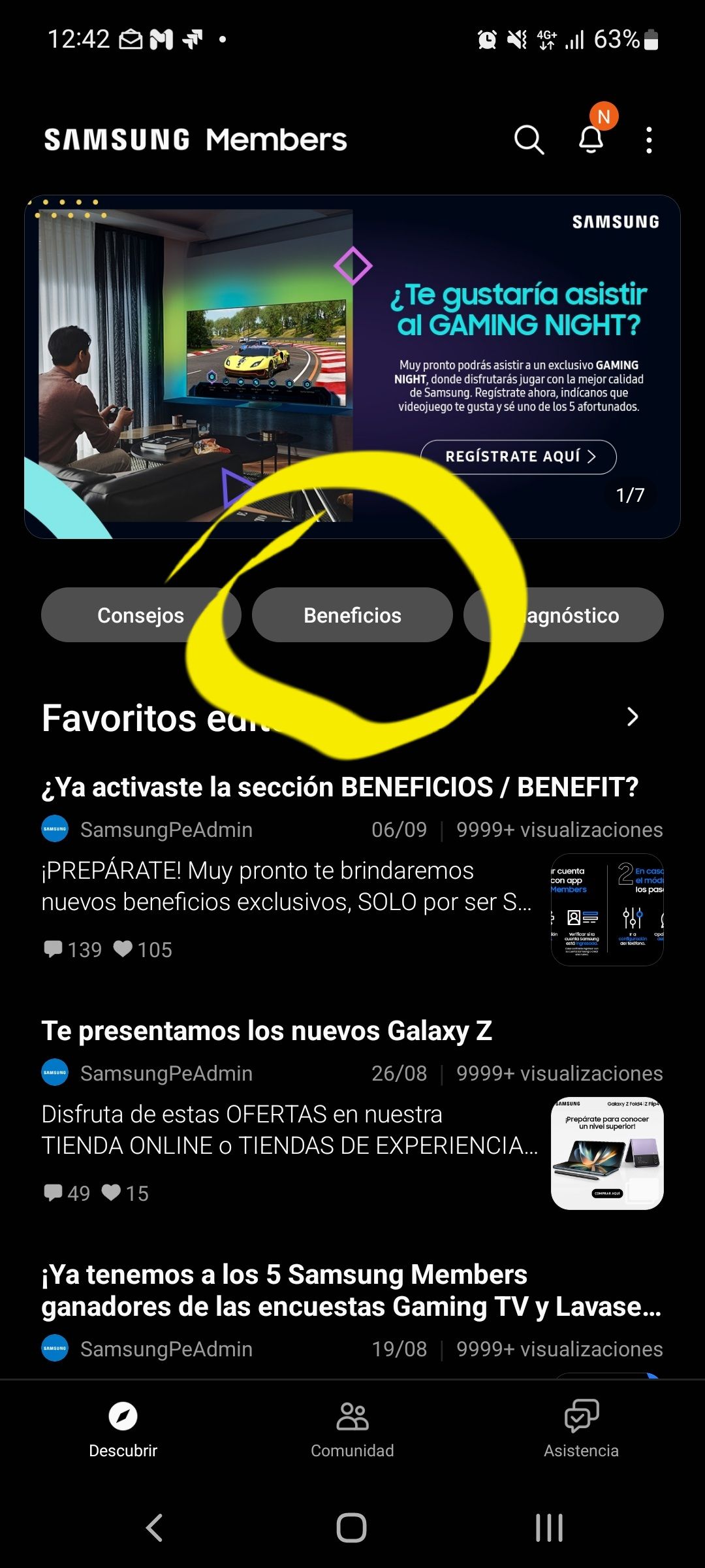 ¿Ya activaste la sección BENEFICIOS / BENEFIT? - Página 37 - Samsung ...