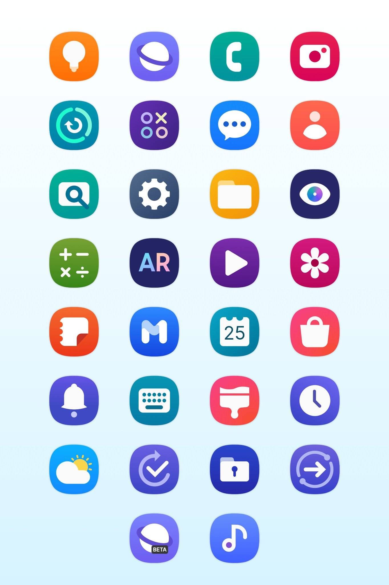 One UI 5 - All ICONS. - Samsung Members