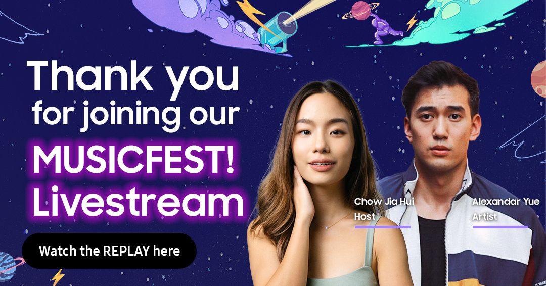 Thank you for being part of MUSICFEST! 🎉 - Samsung Members