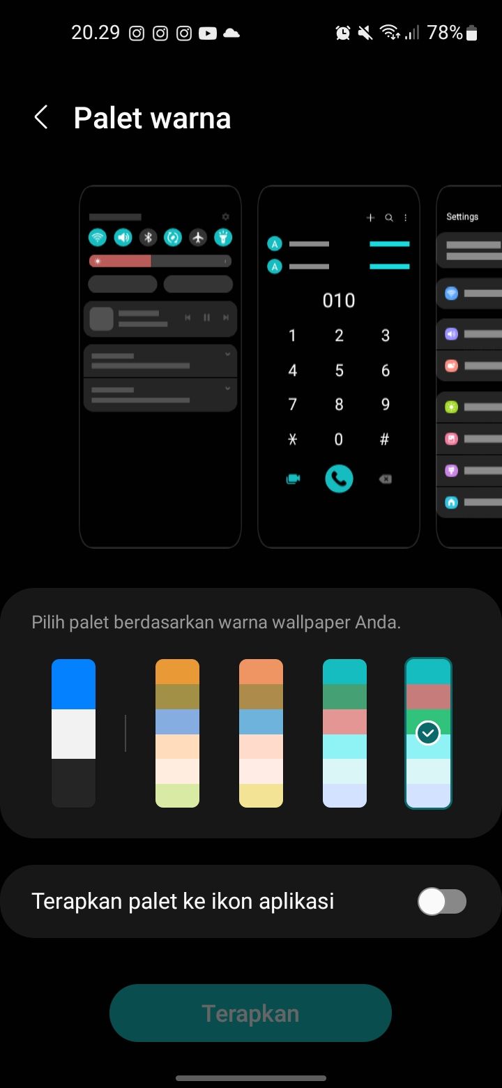 Color palette - Samsung Members