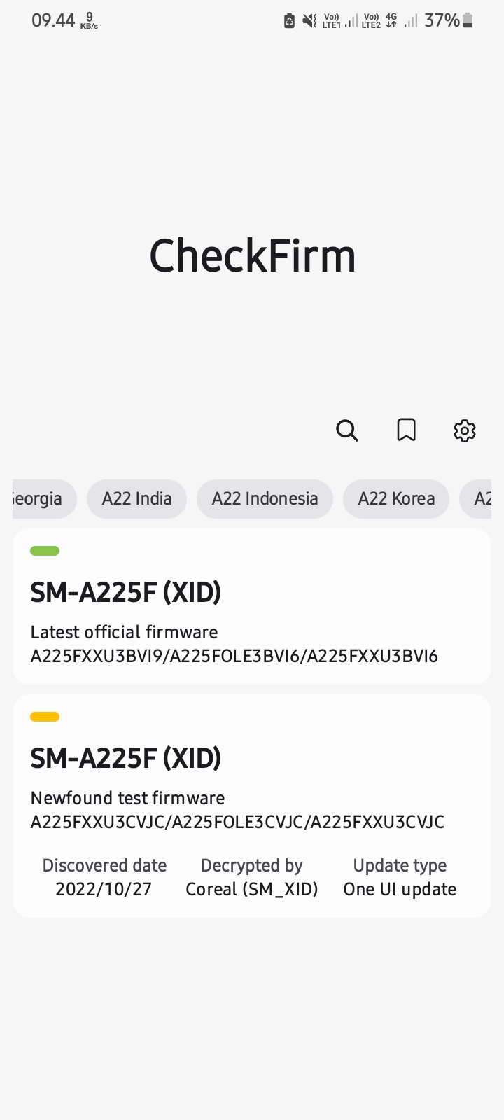 Galaxy A22 LTE, kebagian Update Software Android 1... - Samsung Members