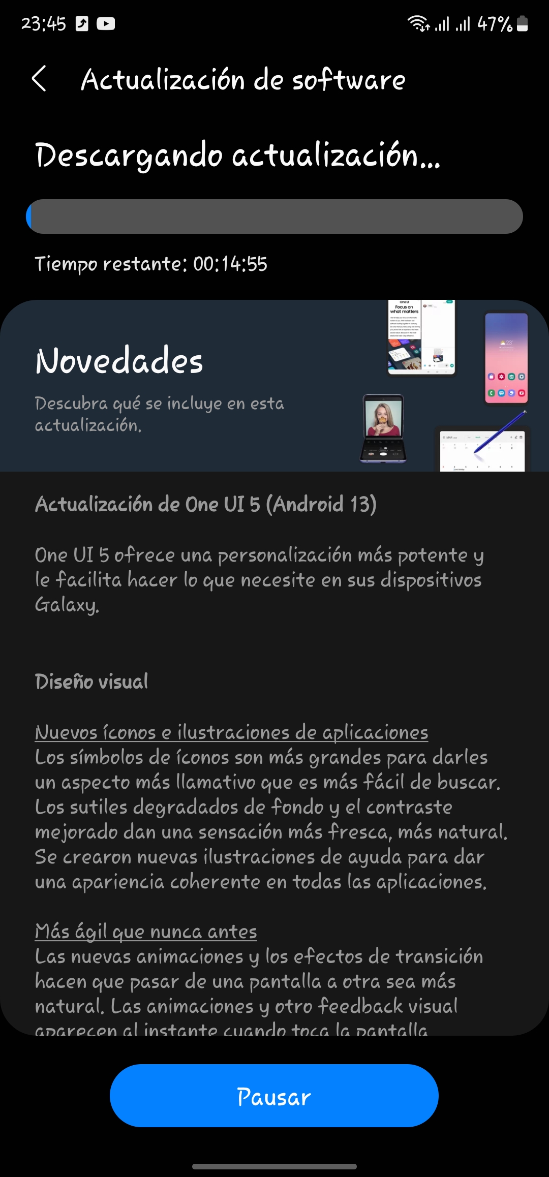 Ya me llegó one ui 5 para s22 ultra Sm908E TPA - Samsung Members