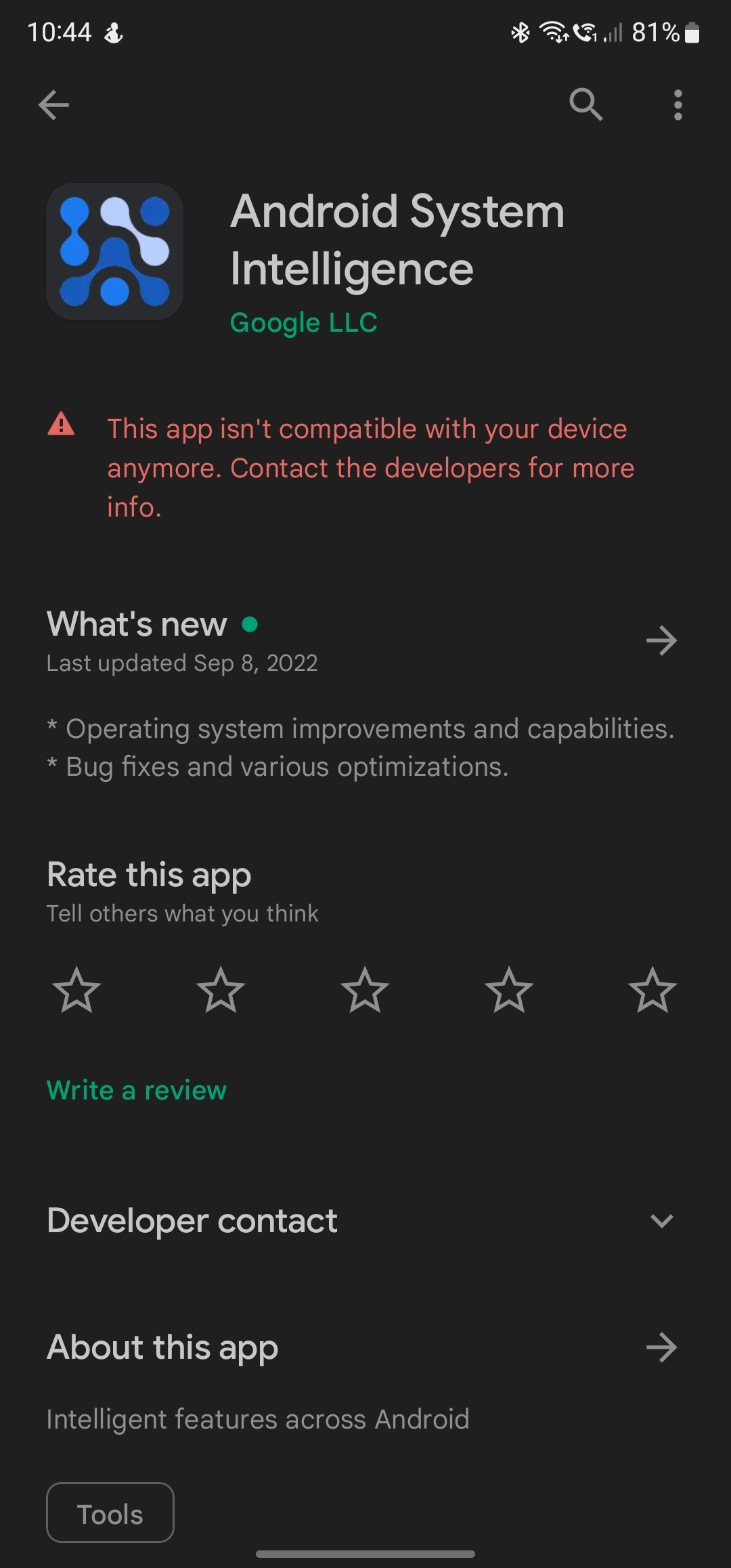 Android System Intelligence - Samsung Members