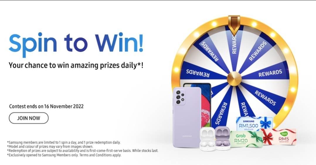 [Contest] Spin & Win ! 🎁🎉 - Samsung Members