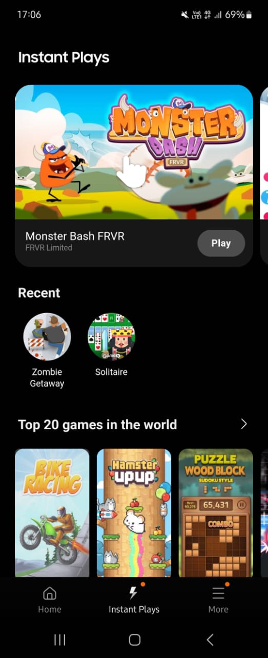 Enjoy Instant Plays with your Galaxy Device! - Samsung Members