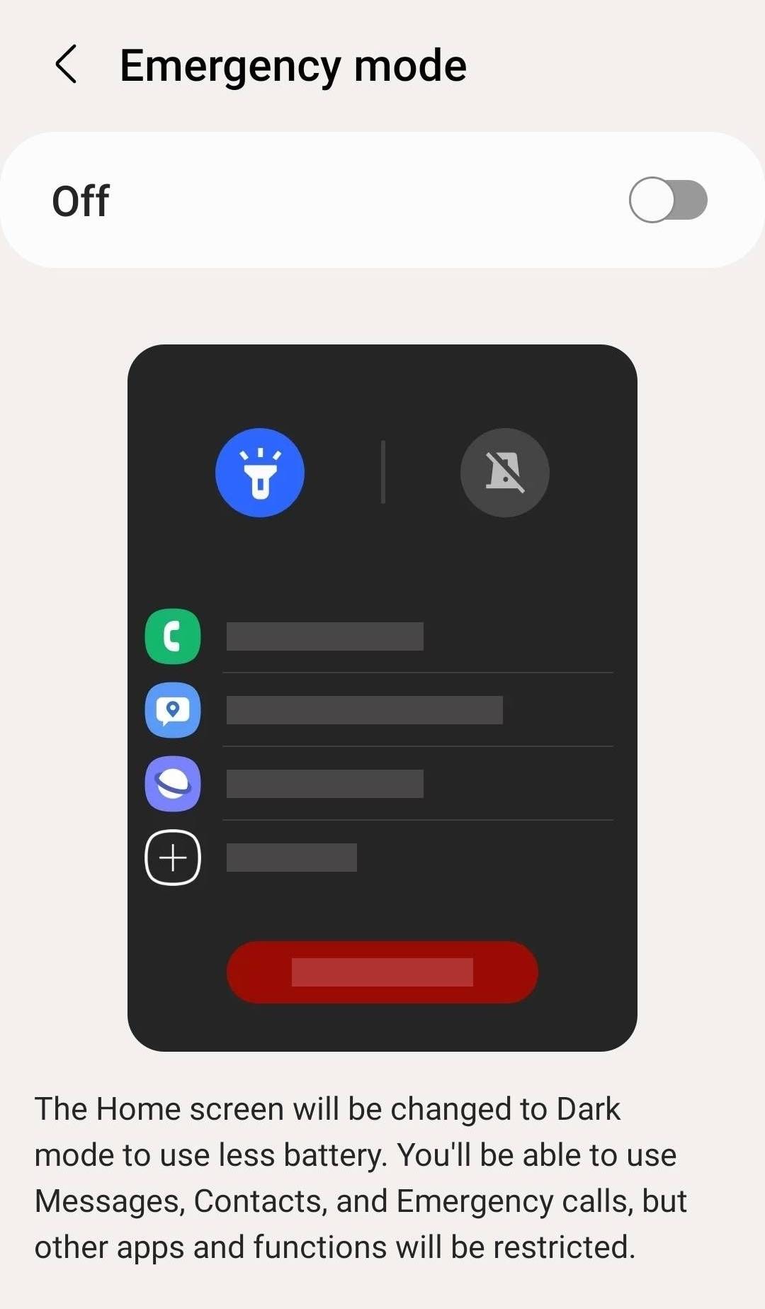 Solved: Emergency Mode - Samsung Members