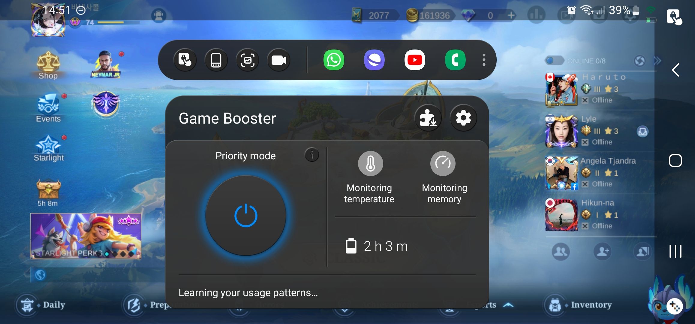 Enak banget main pake Game Prioritynya samsung🥰🥰 - Samsung Members