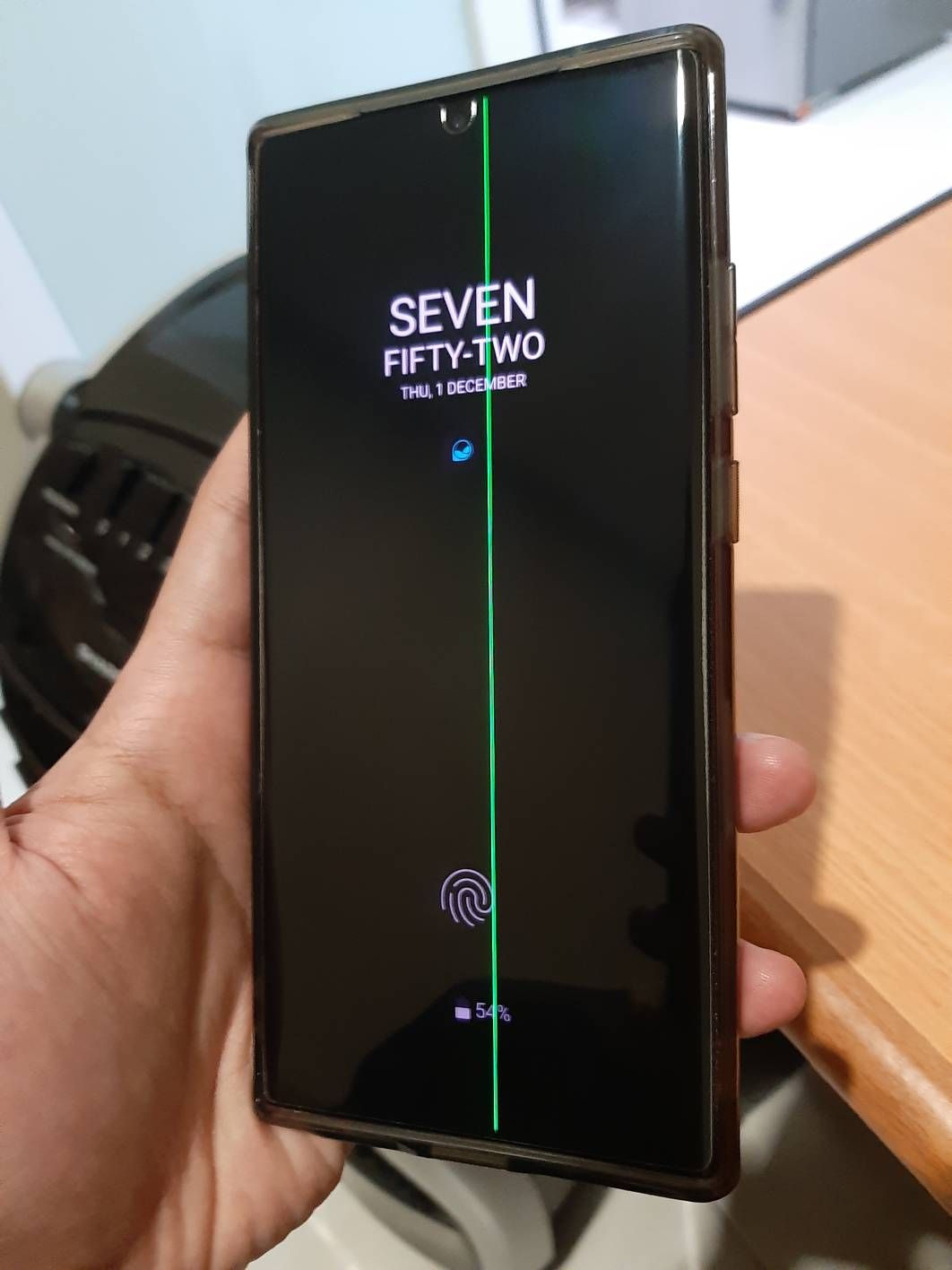 Note 20 Ultra green line garis hijau - Samsung Members