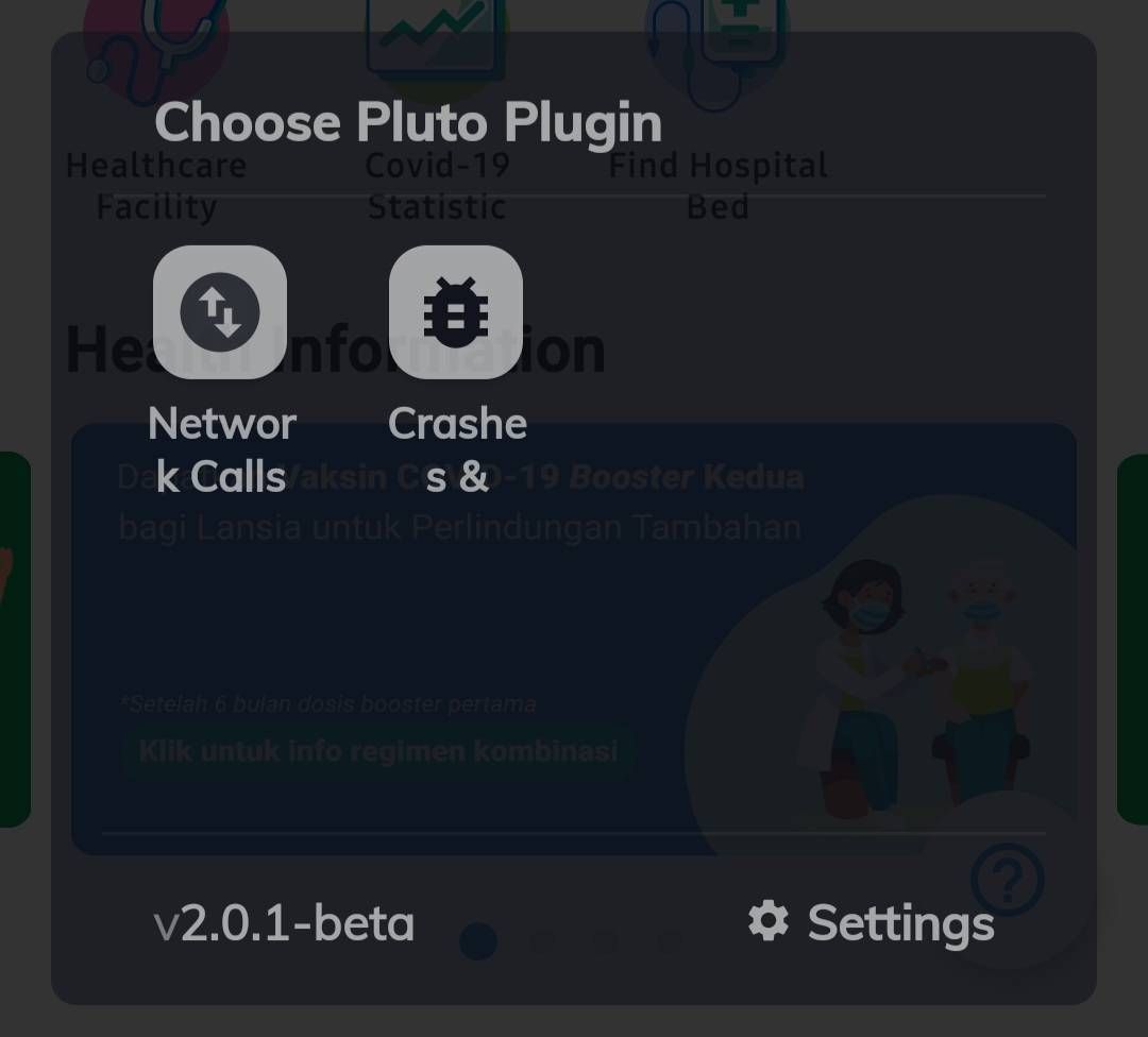 Pluto debugging Pedulilindungi - Samsung Members