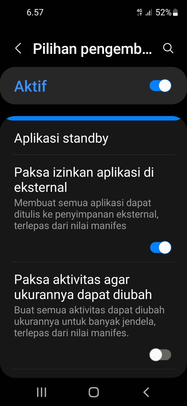 Solved: Apa itu paksa ke eksternal?? - Samsung Members