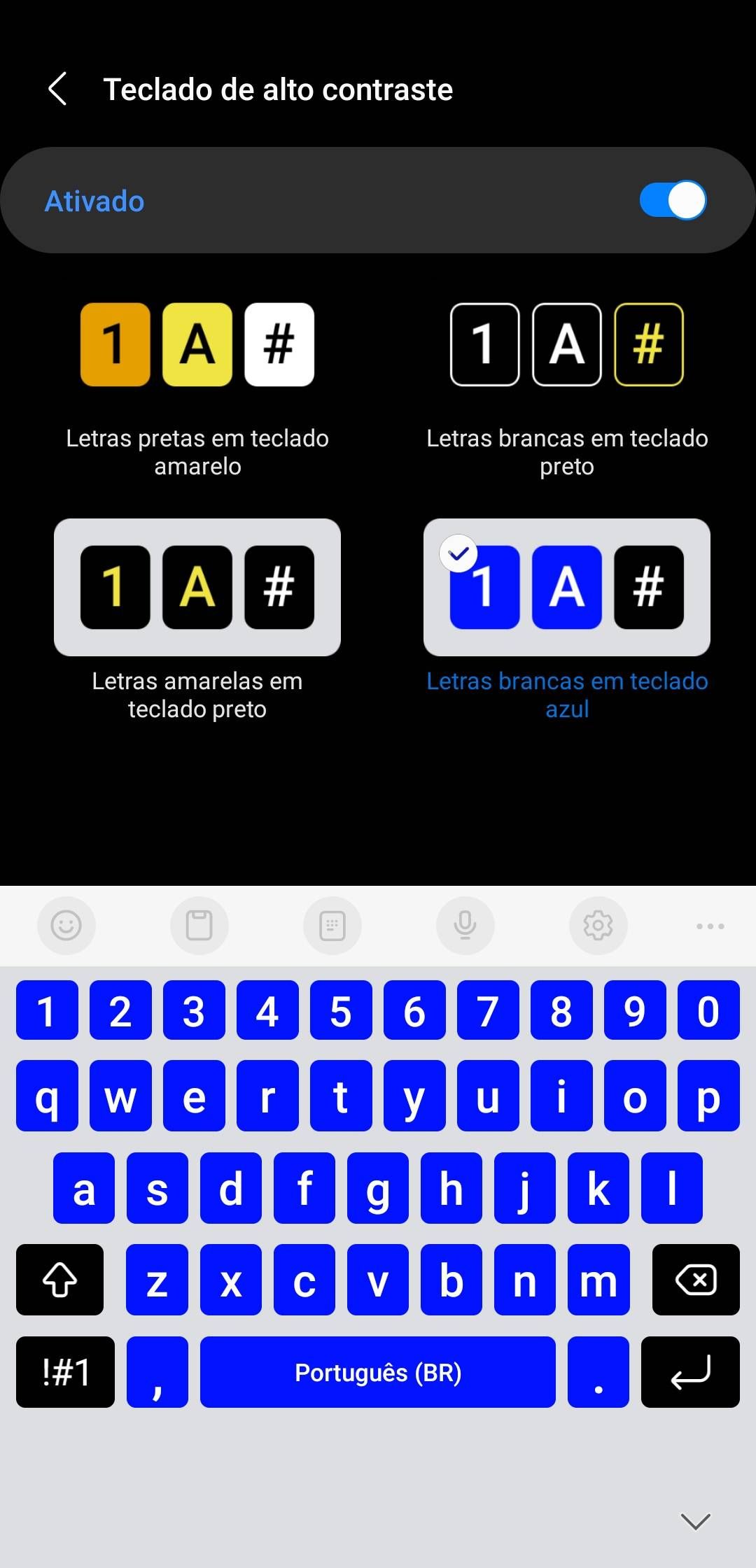 Solucionado: Mudar tema do teclado Samsung com o modo escuro at ...