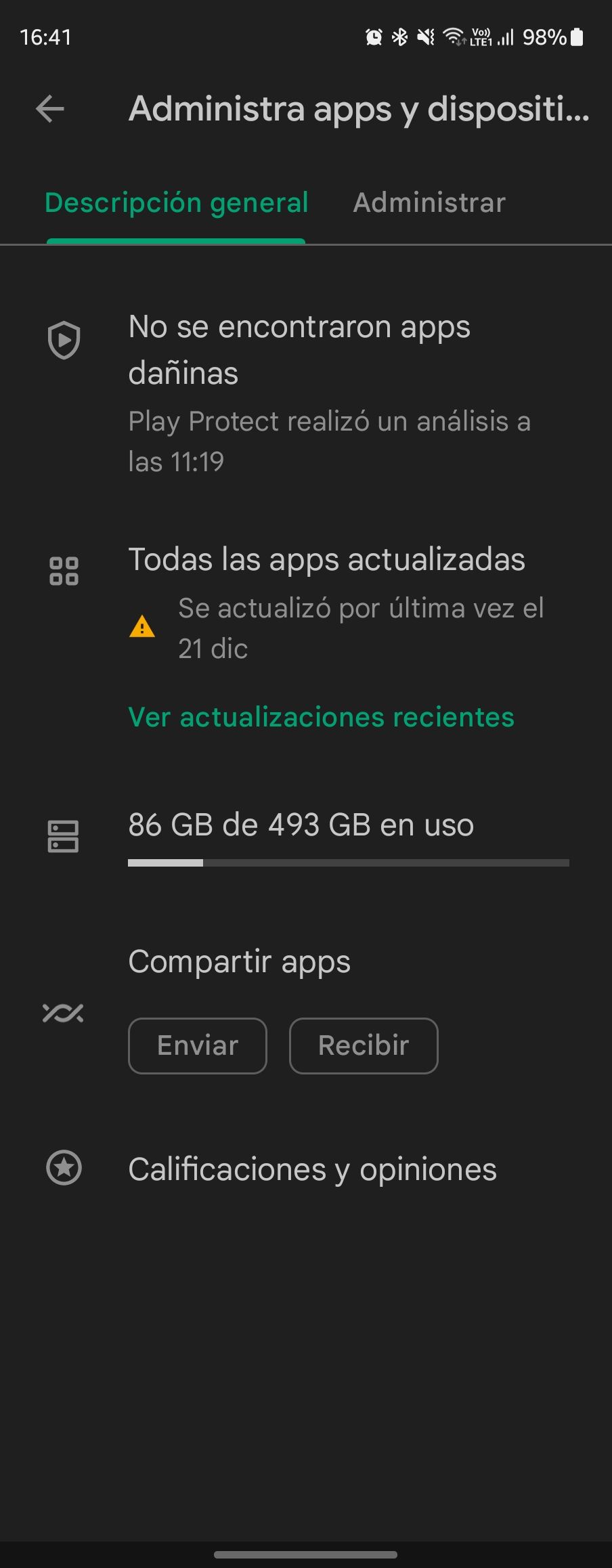 Error en Android 13, playstore - Samsung Members