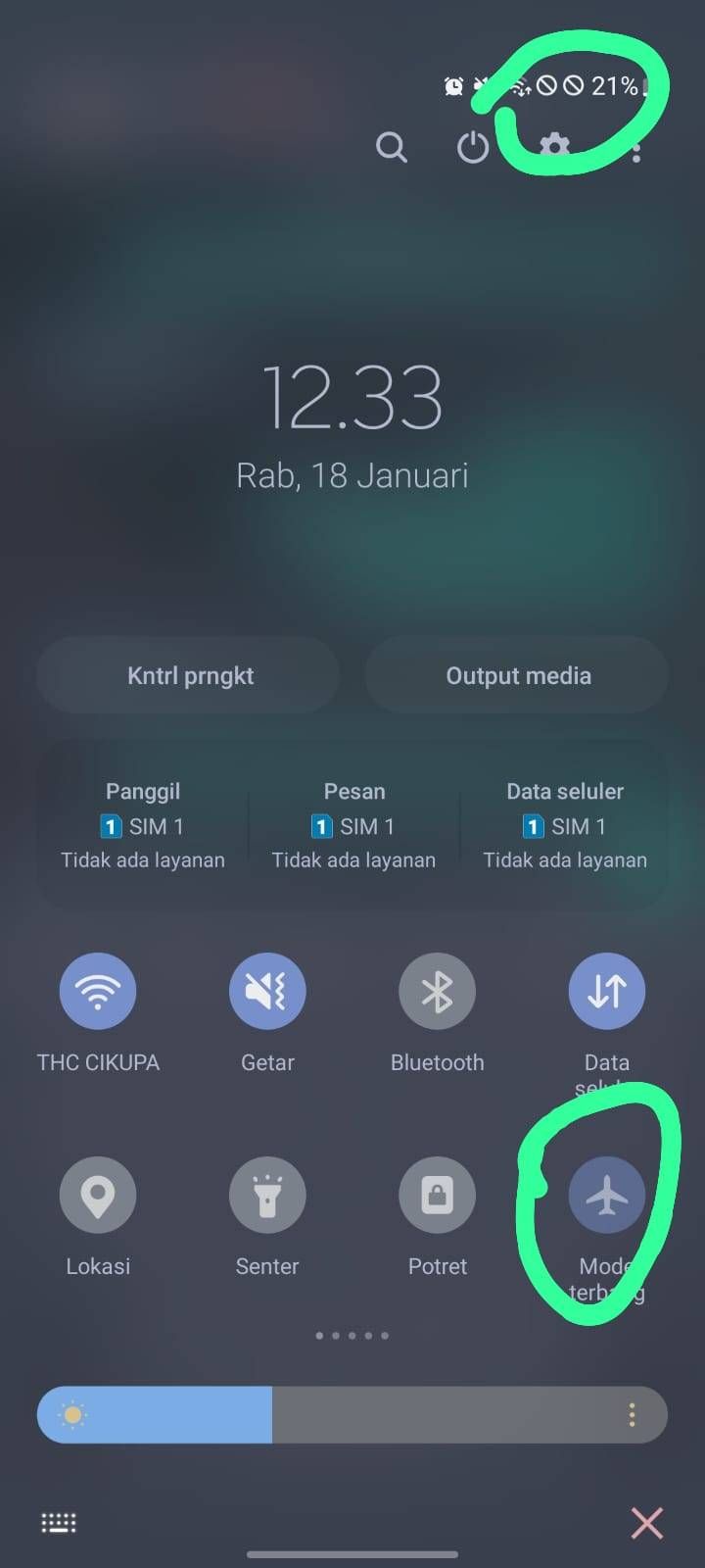 Mode pesawat tidak bisa di matikan - Samsung Members