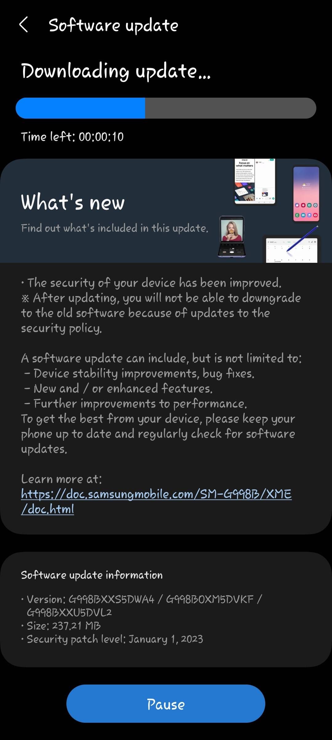 S21 Ultra Jan2023 Software Update - Samsung Members