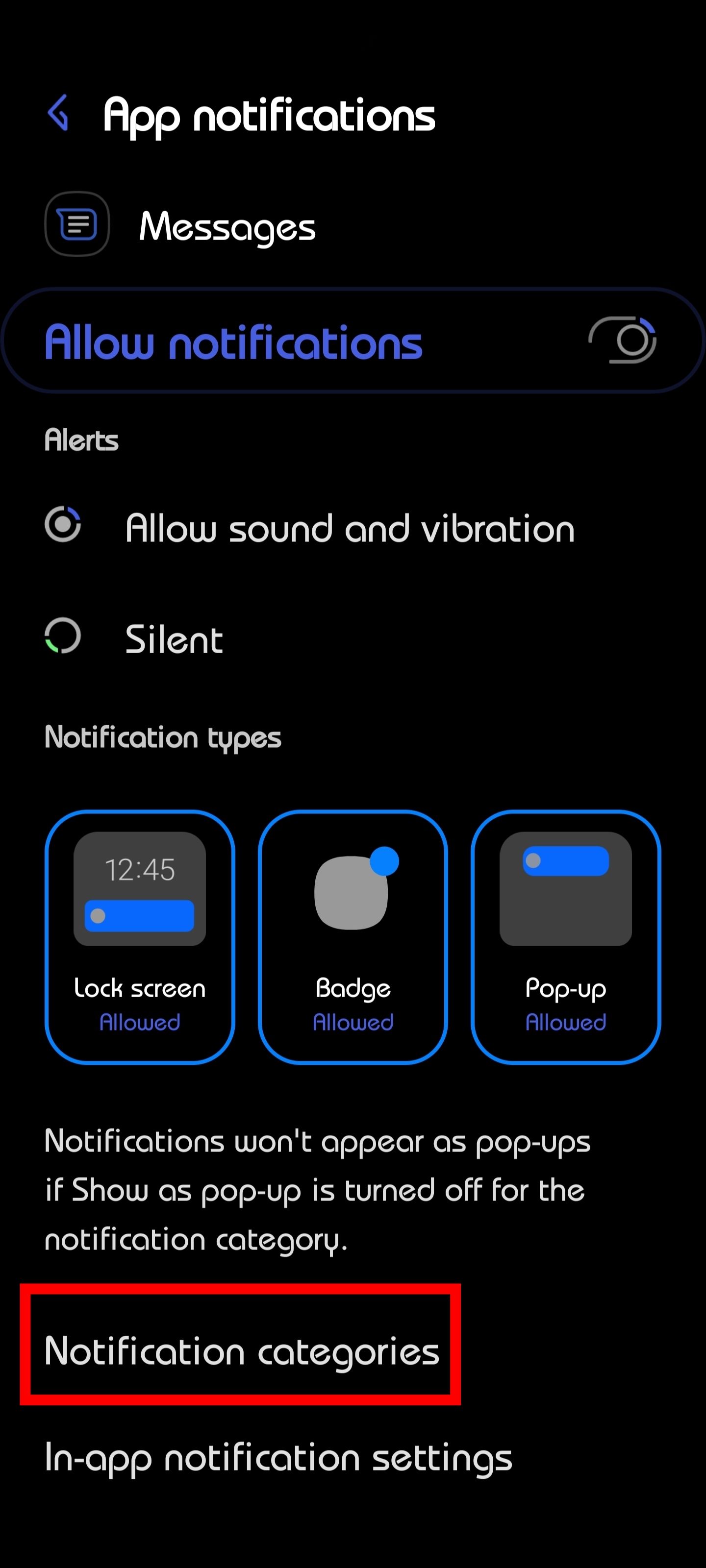Message Icon Badges - Samsung Members