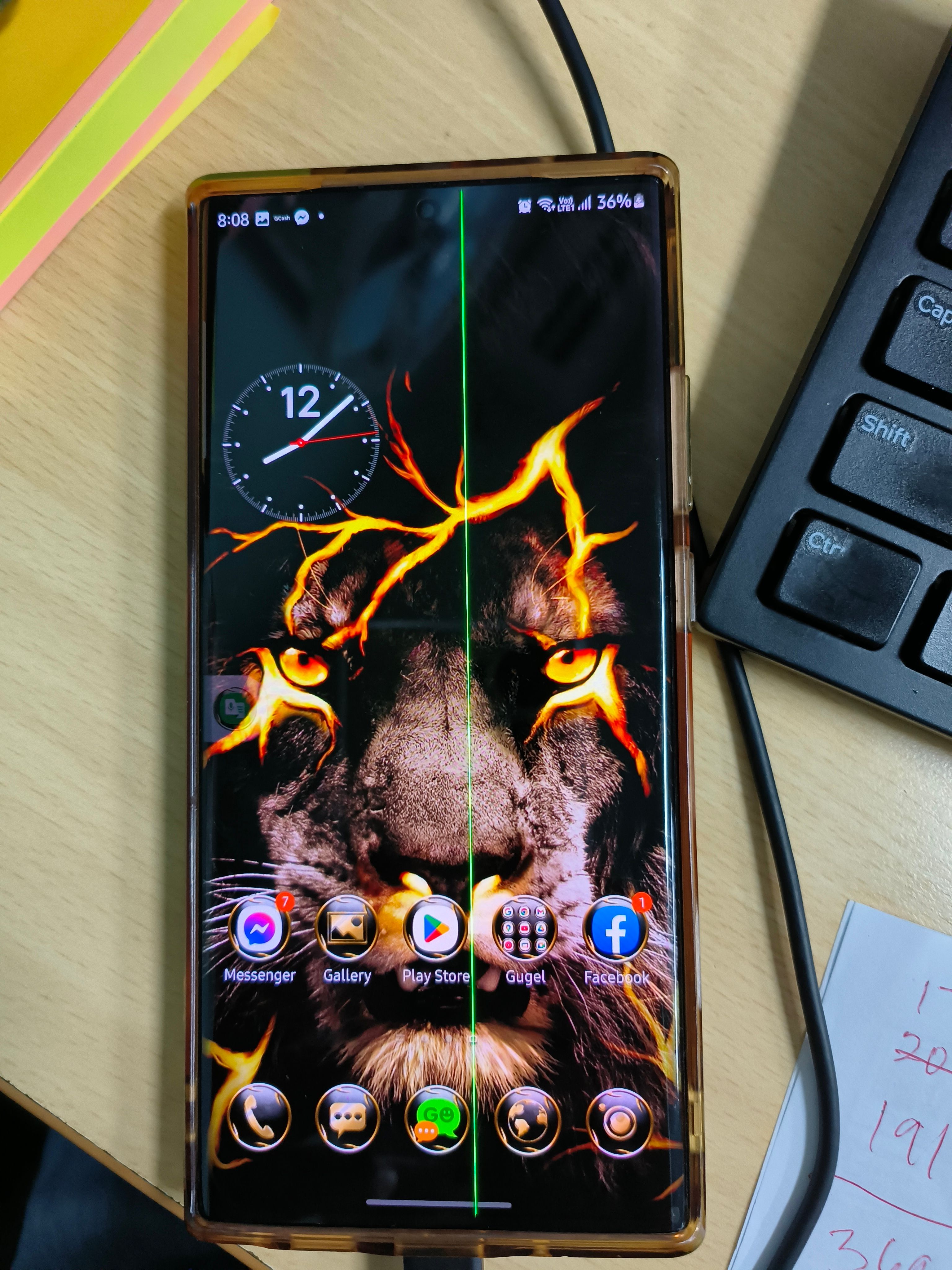 Solved: Green line on NOTE 20 ULTRA - Samsung Members